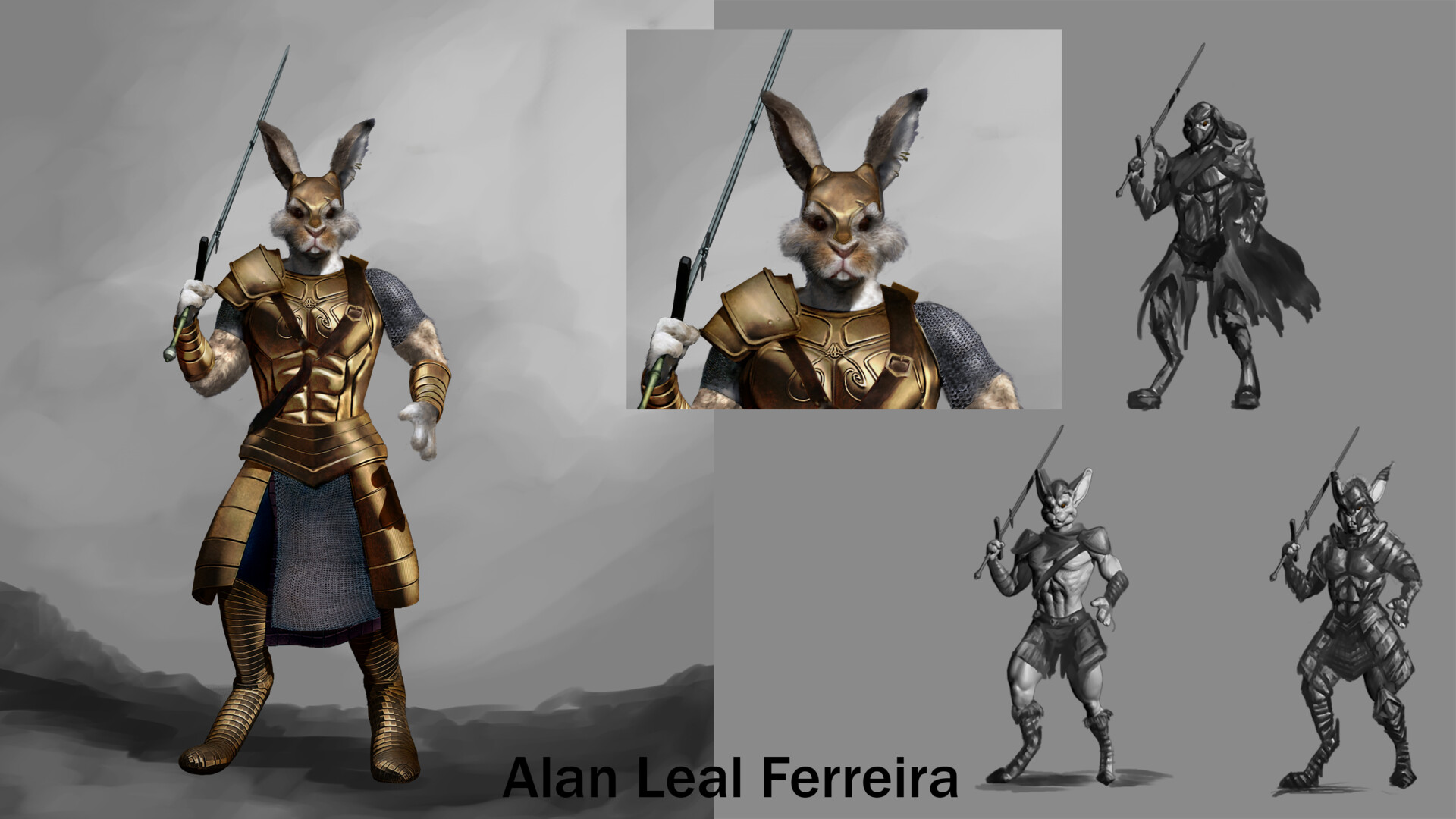 ArtStation - The Rabbit Knight