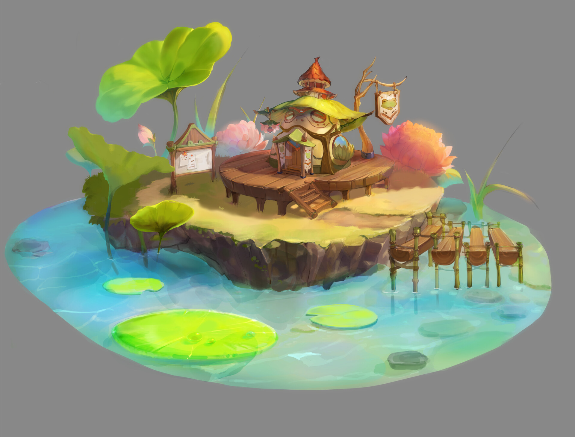 ArtStation - frog house