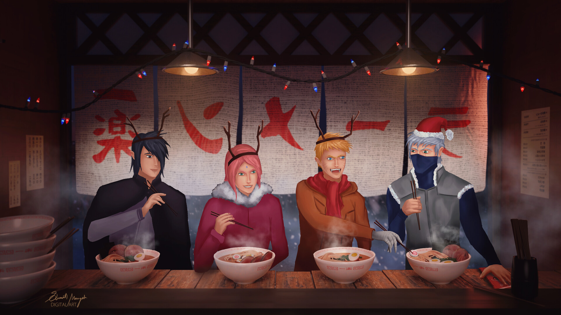 ArtStation - Naruto Christmas 2021
