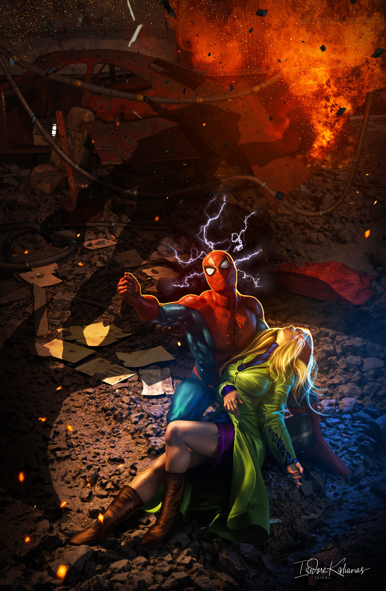 ArtStation - GWEN'S DEATH