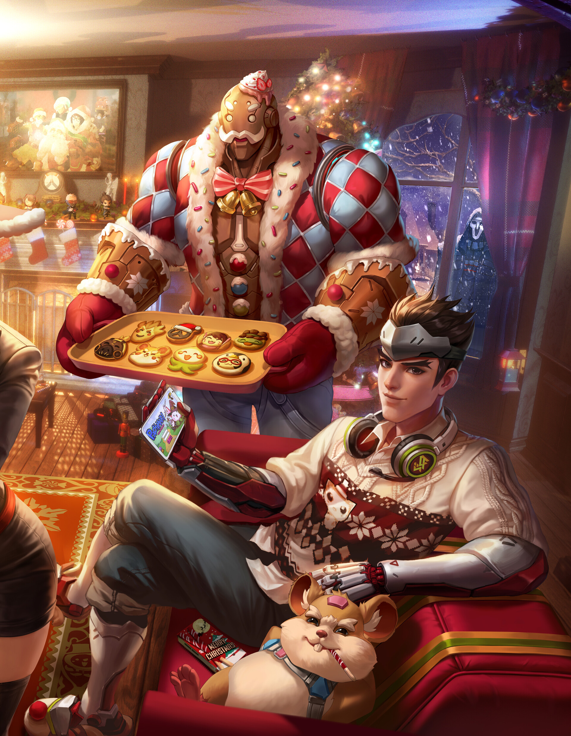 topii - Overwatch Christmas illust