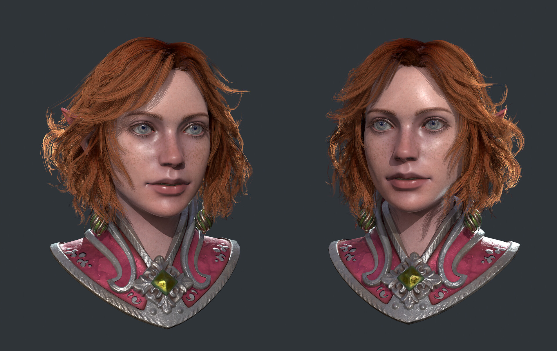 ArtStation - Elf portrait