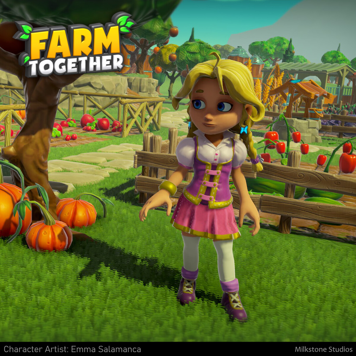 Emma Salamanca - Farm Together Girl Dress