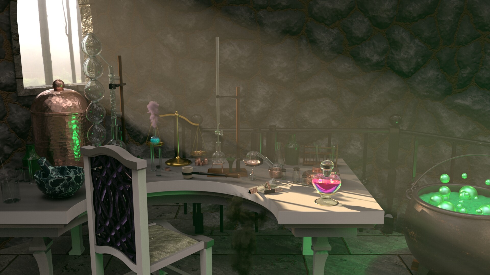 ArtStation - Alchemist's Workshop