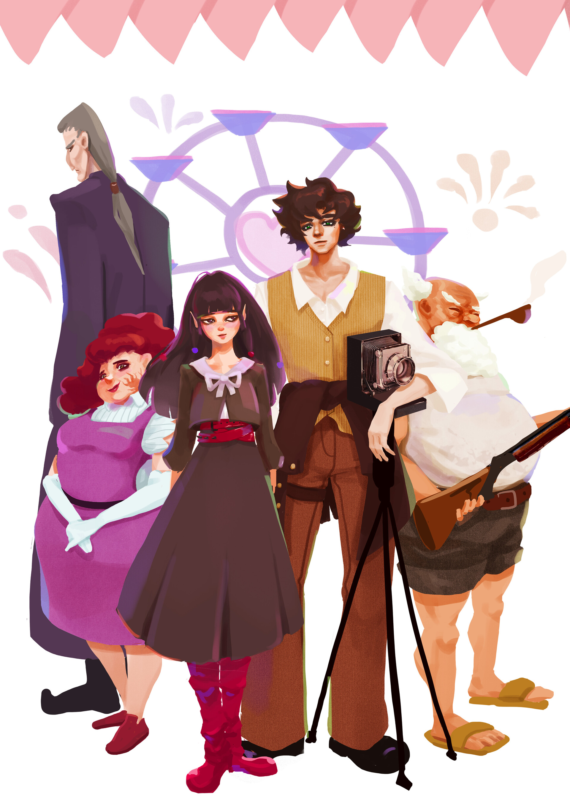 ArtStation - Character design for junior project