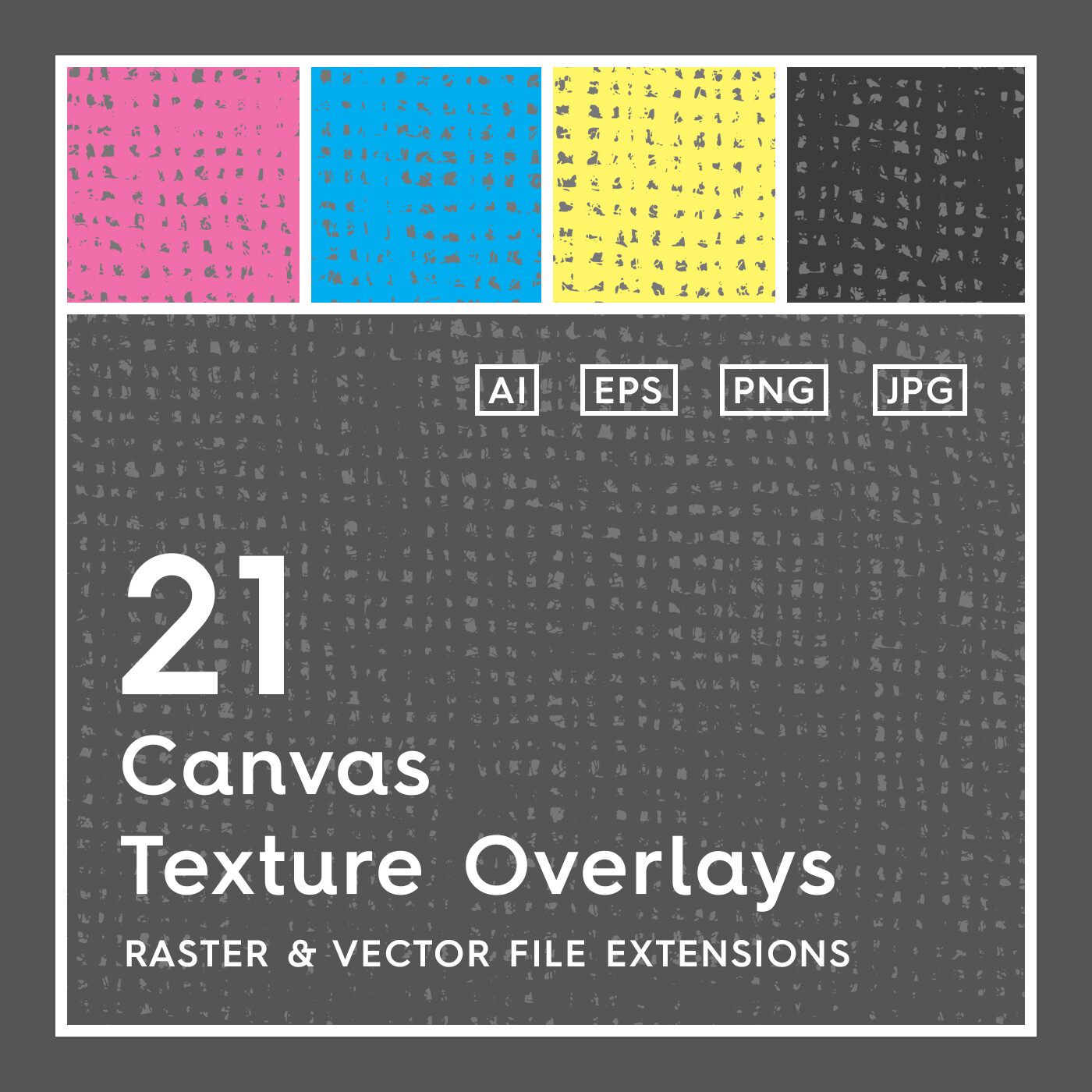 Alexander Nedviga - 21 Canvas Texture Overlays
