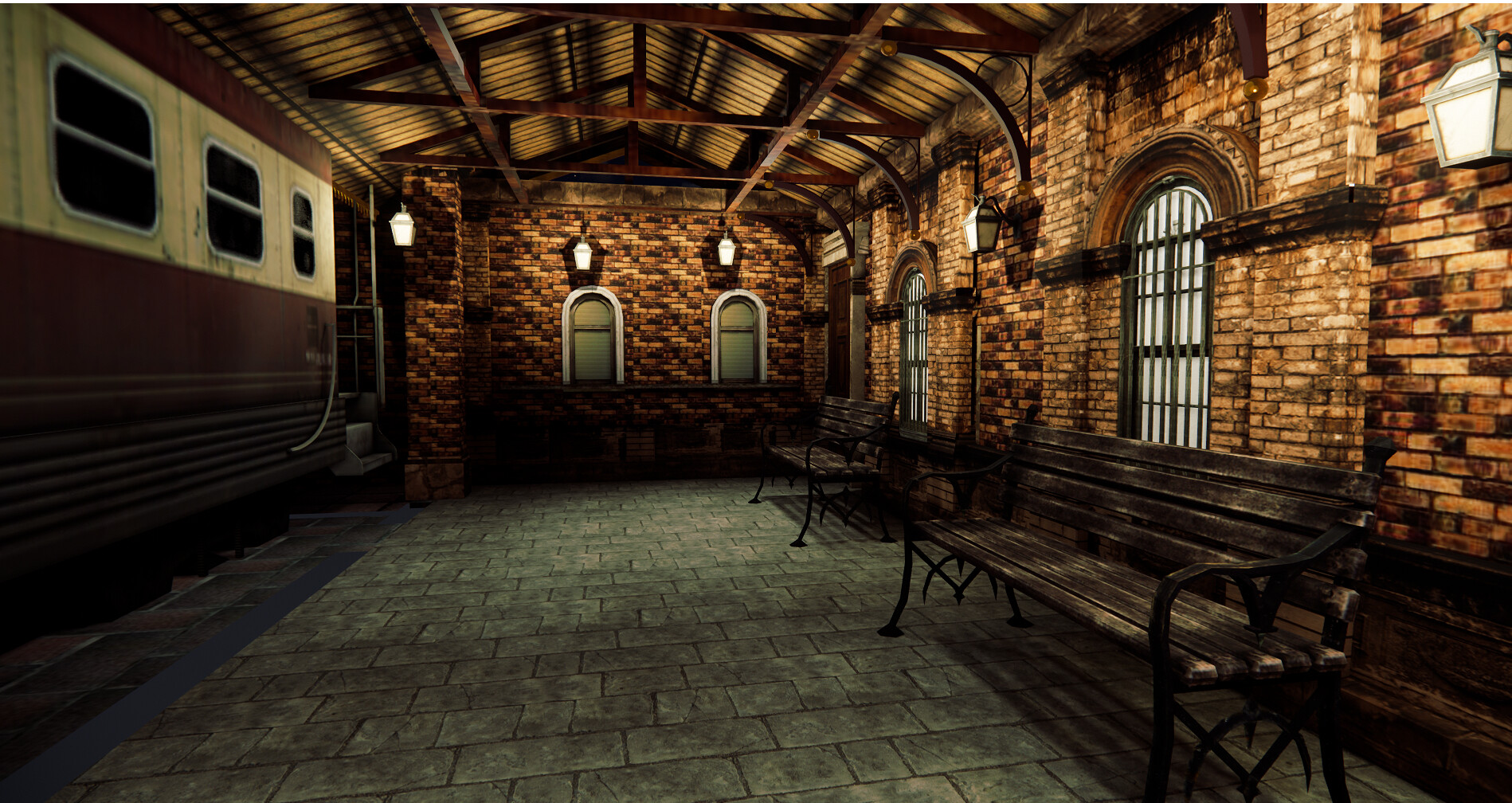 ArtStation - European-style retro station