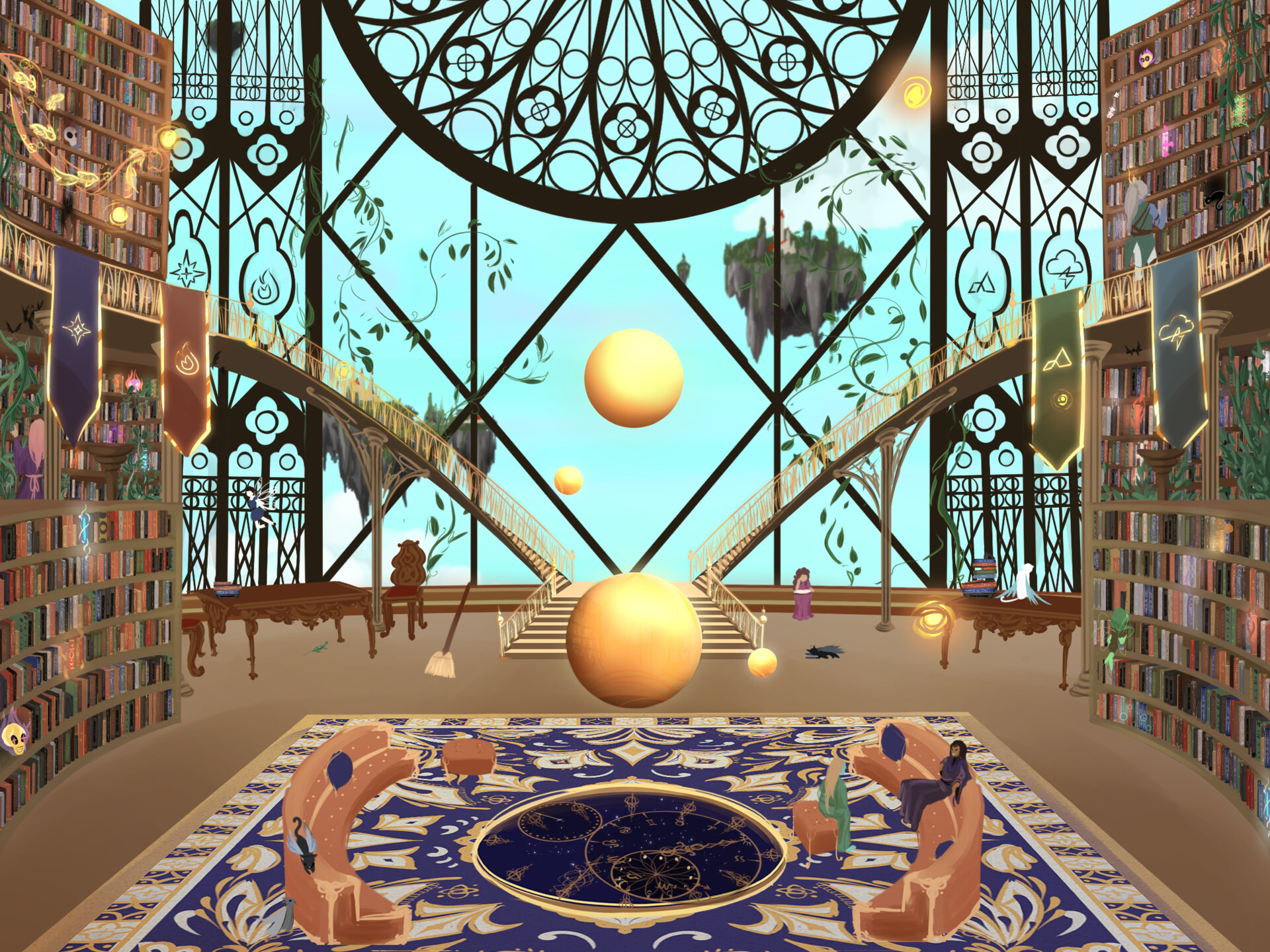 ArtStation - Library Concept