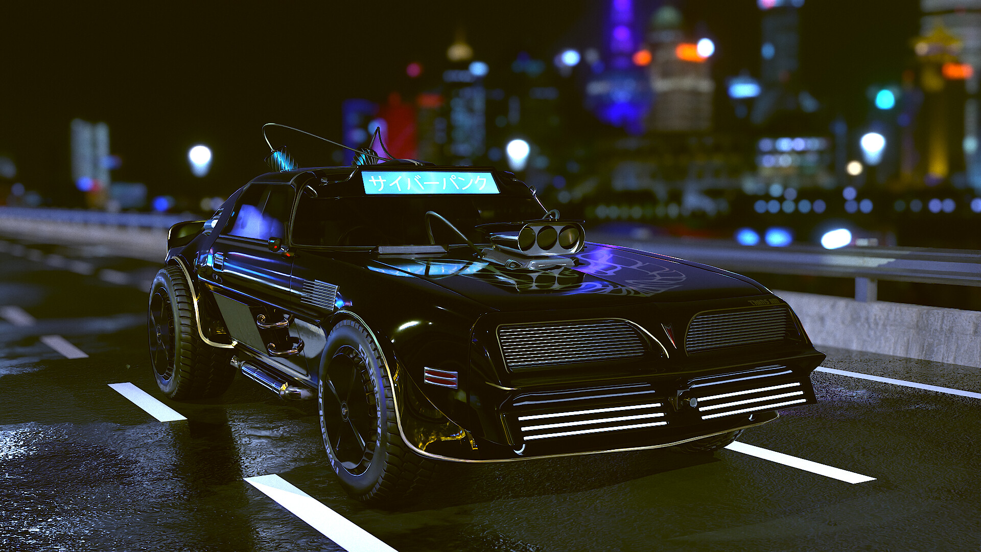 ArtStation - Pontiac Firebird Trans Am 1977 - Cyberpunk 2077 Edition ...