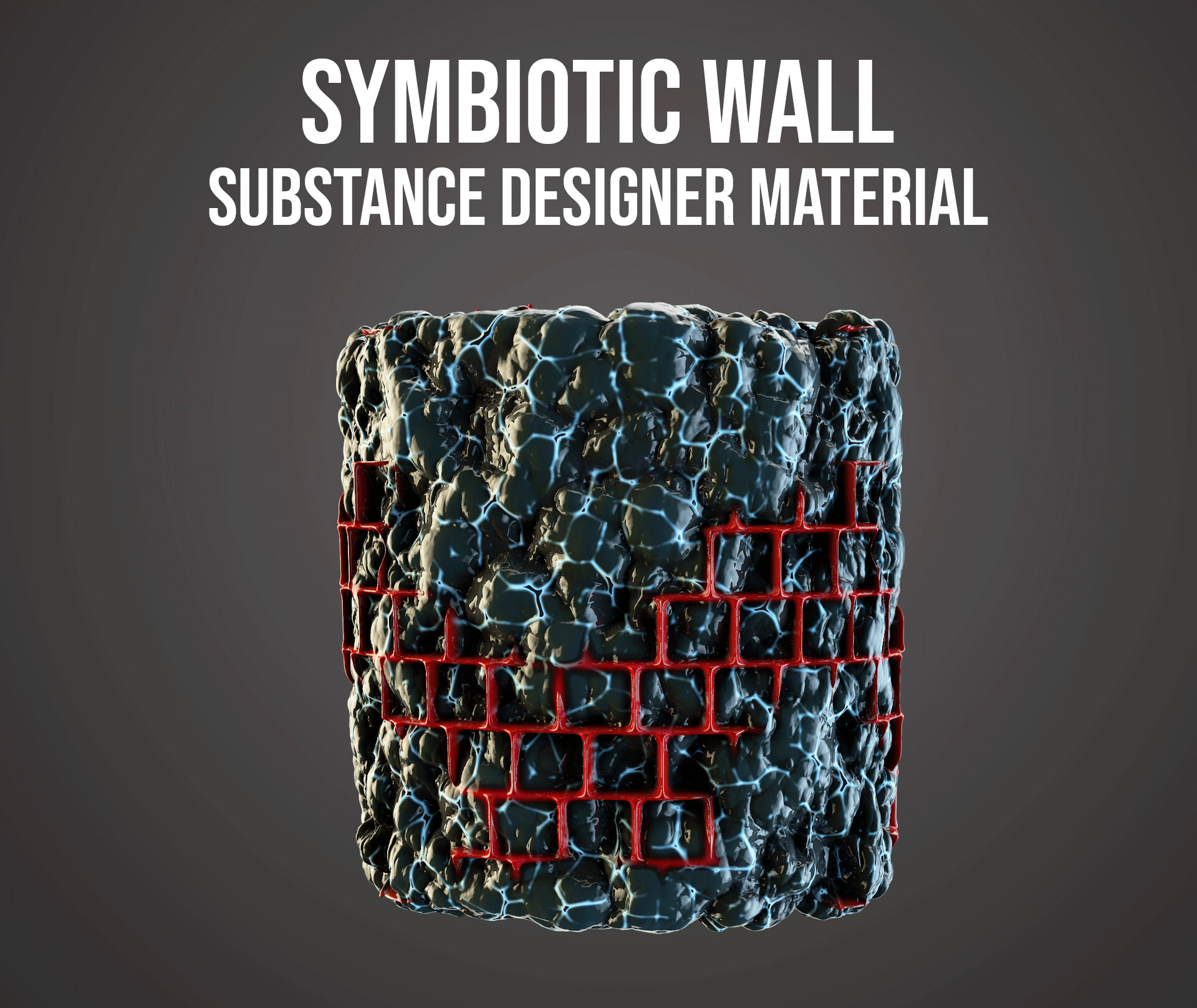 ArtStation - Symbiotic Wall Substance Designer