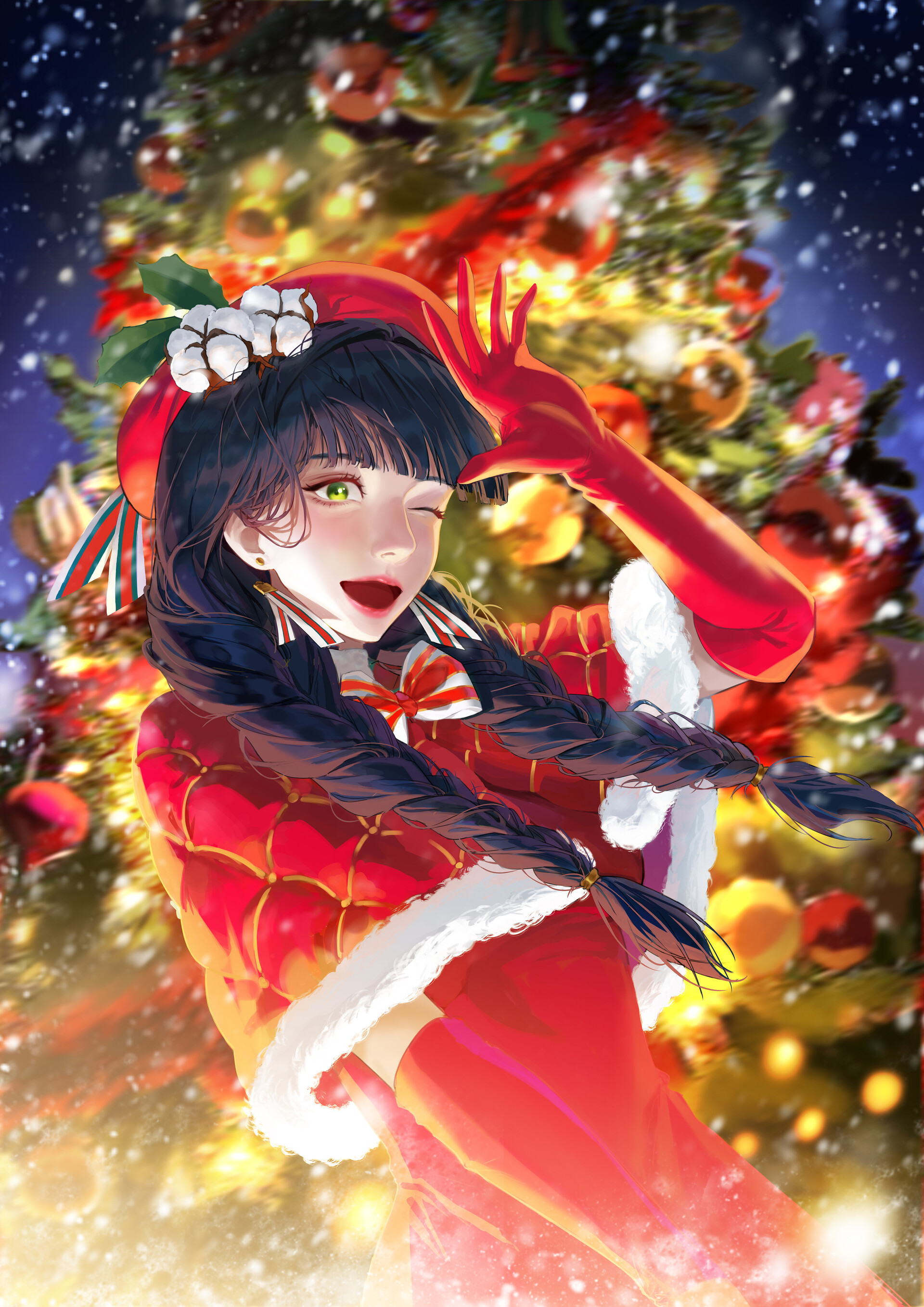 ArtStation - Christmas girl