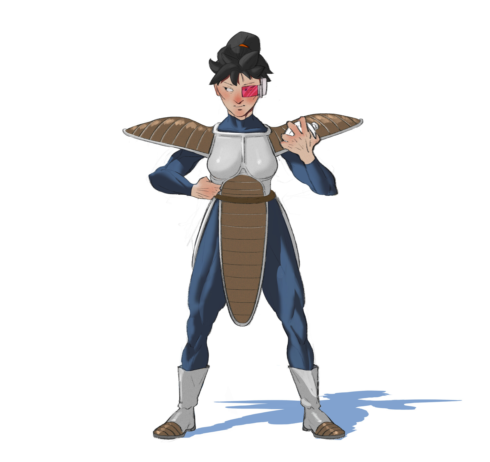 ArtStation - Gerine, the lost Saiyan