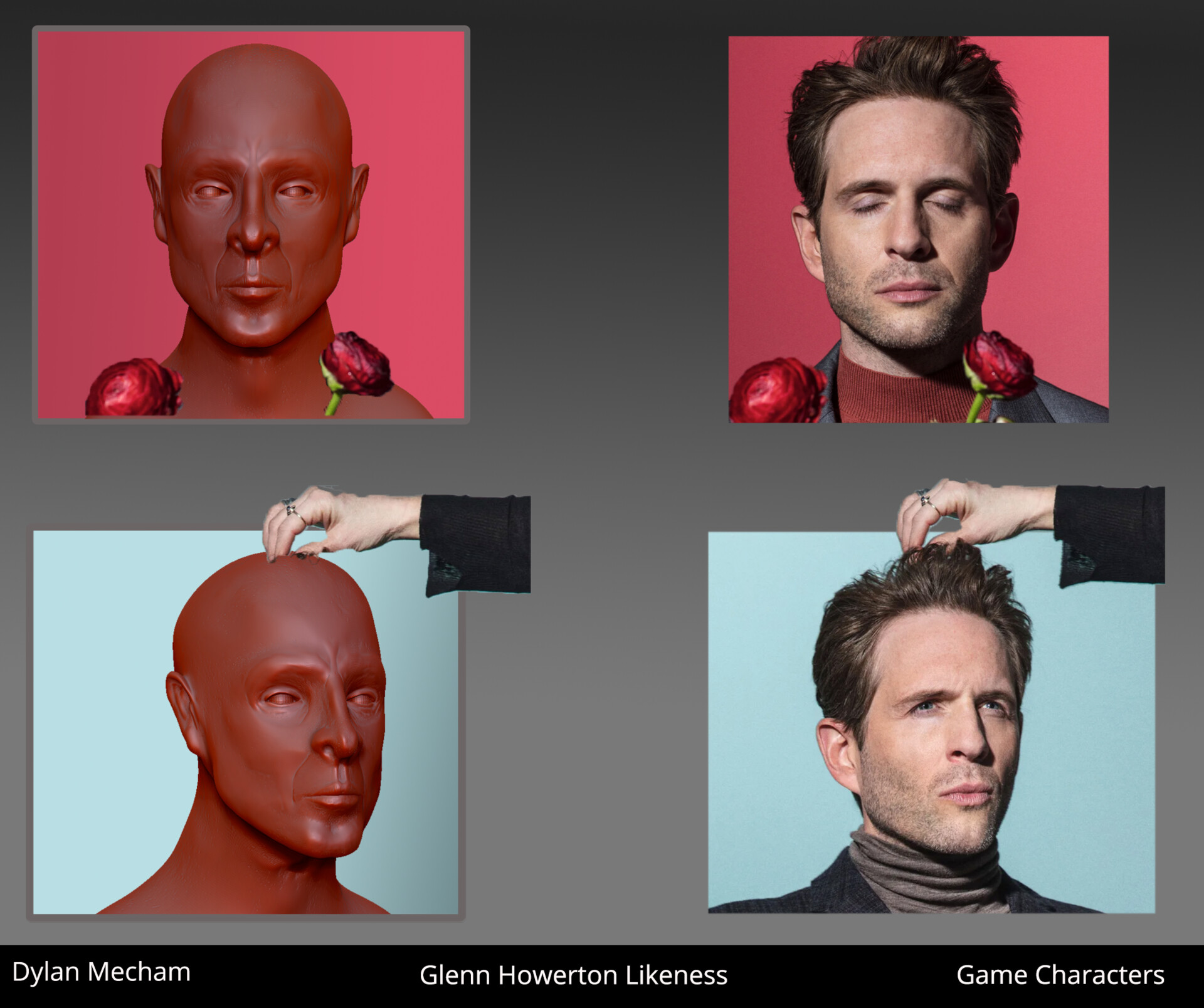 ArtStation - Glenn Howerton Likeness