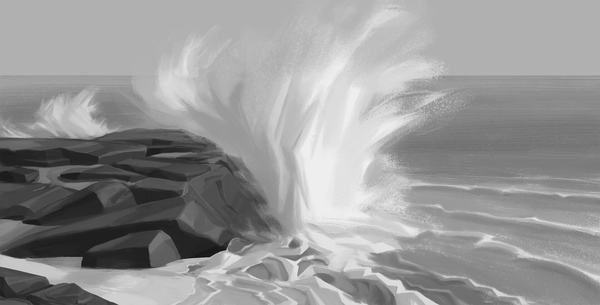 ArtStation - Sea wave
