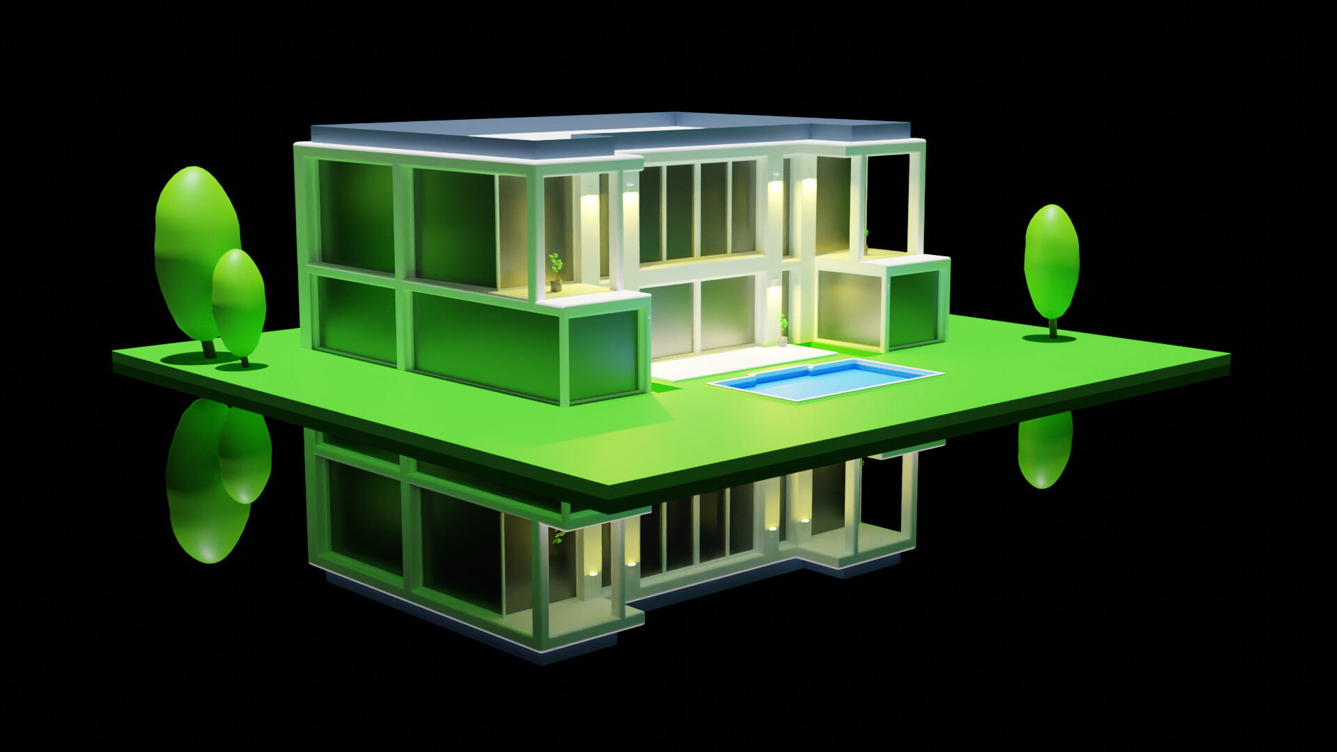 ArtStation - Isometric Mansion