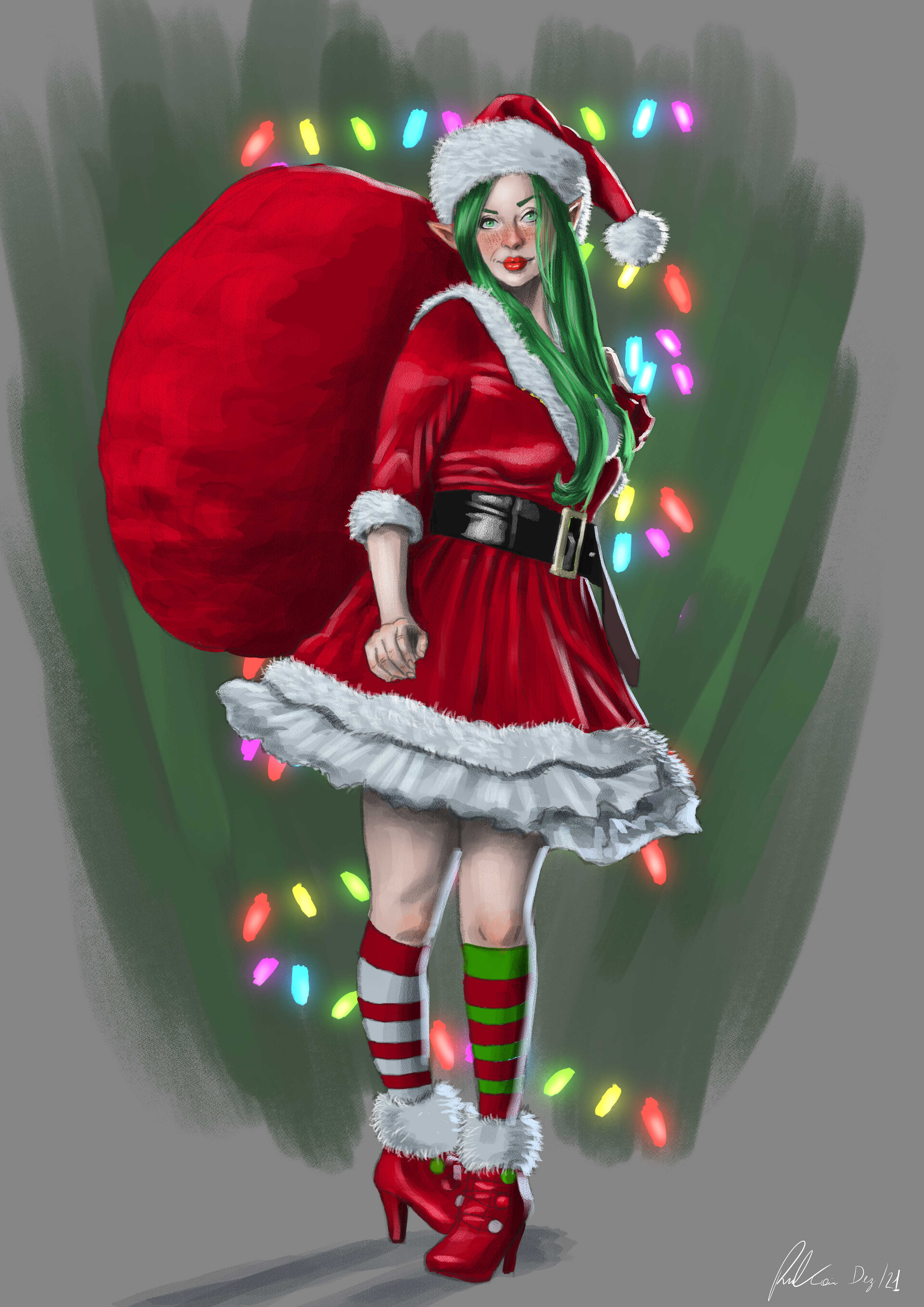 ArtStation - Christmas Elf