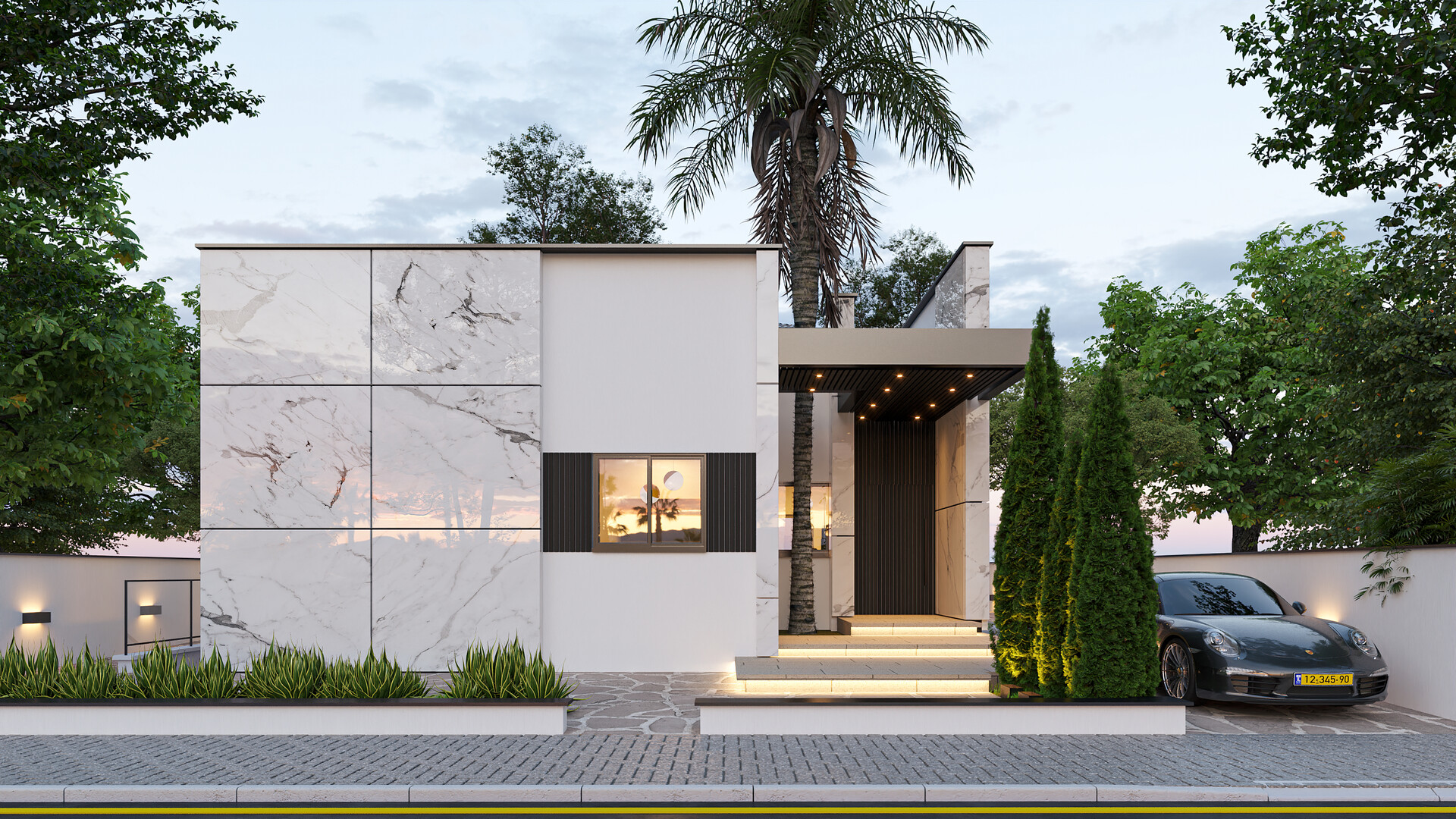 ArtStation - New project of a modern house in israel