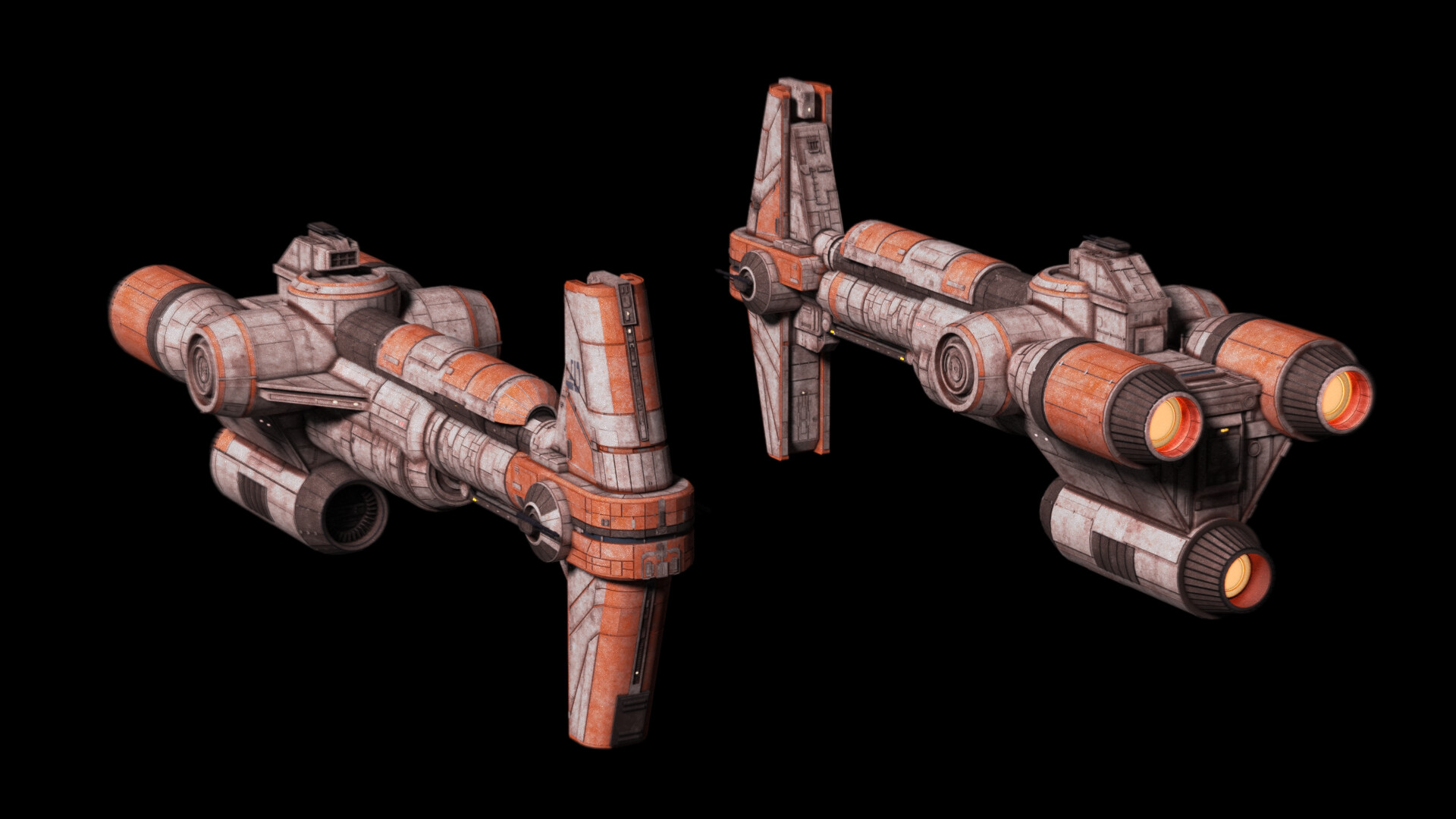 Digital Shipyard - Sphyrna-class hammerhead corvette Star Wars