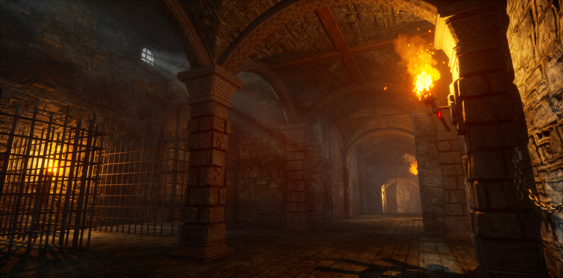 medieval dungeon background