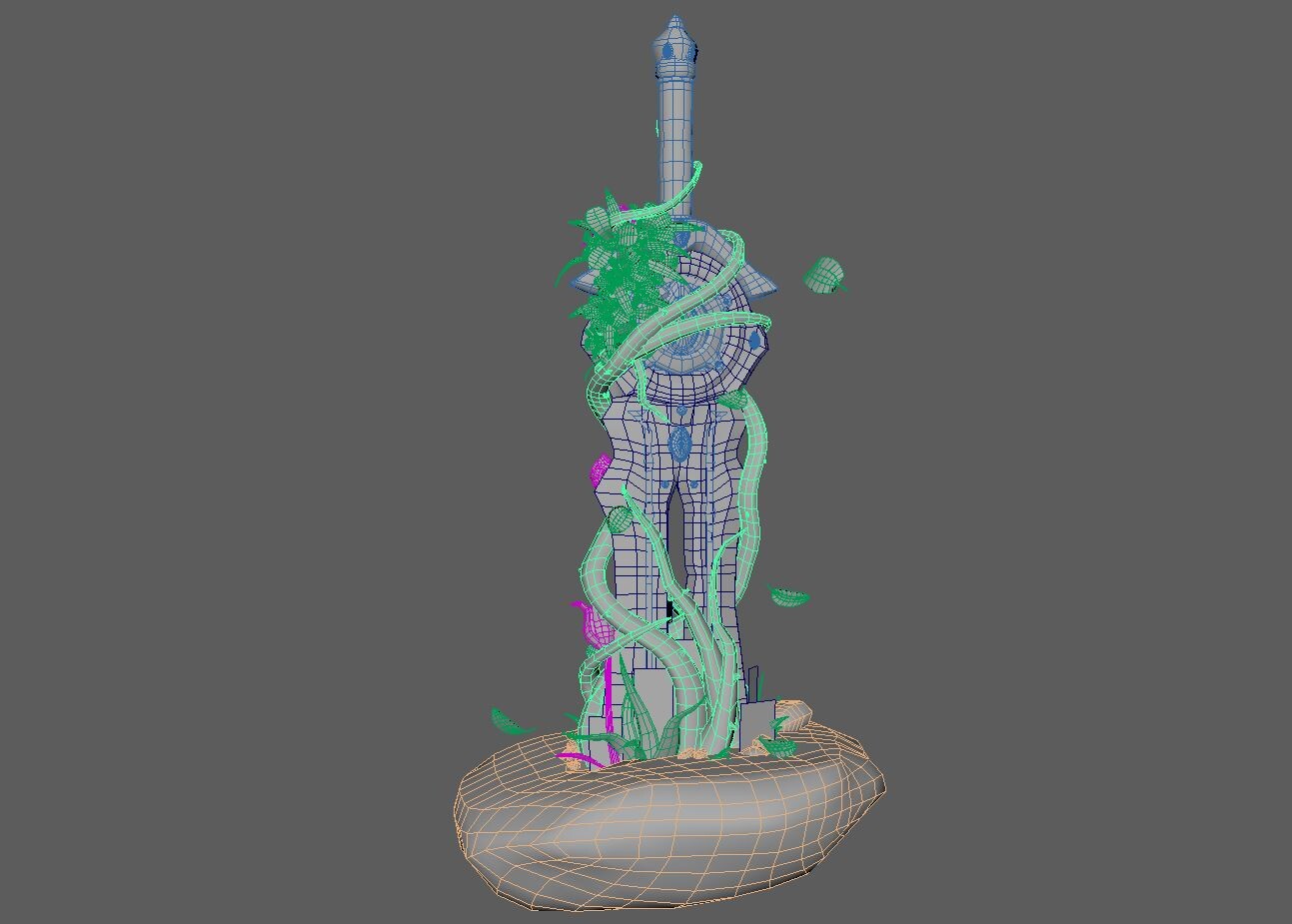 Samer Al-Dandan - Stylized sword