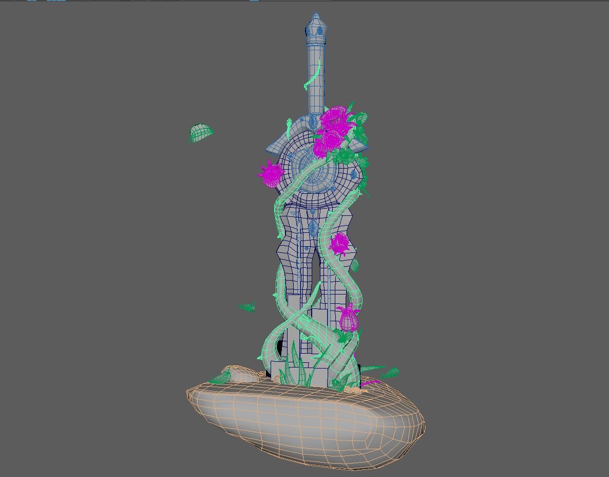 Samer Al-Dandan - Stylized sword