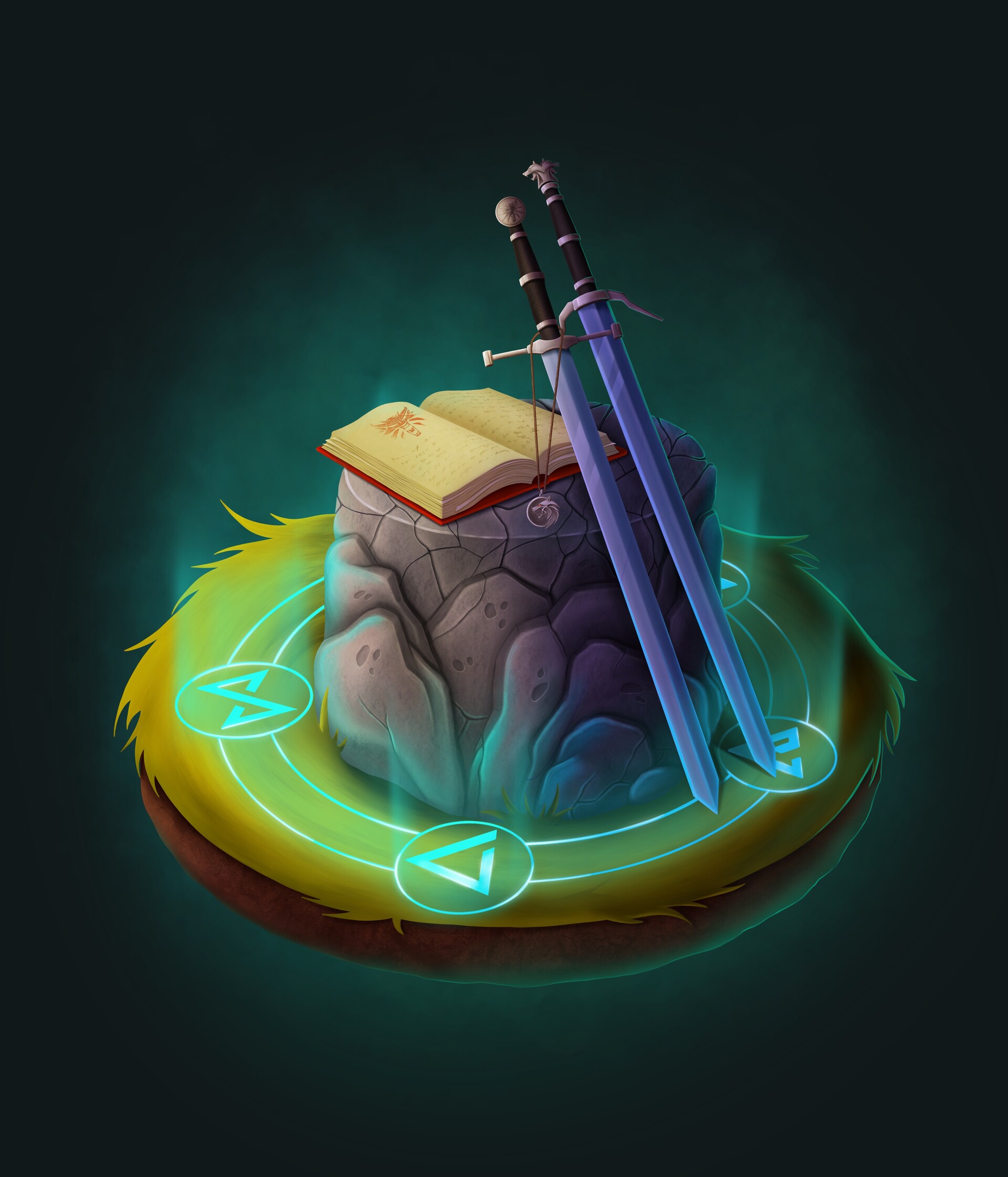 ArtStation - The Witcher’s pedestal