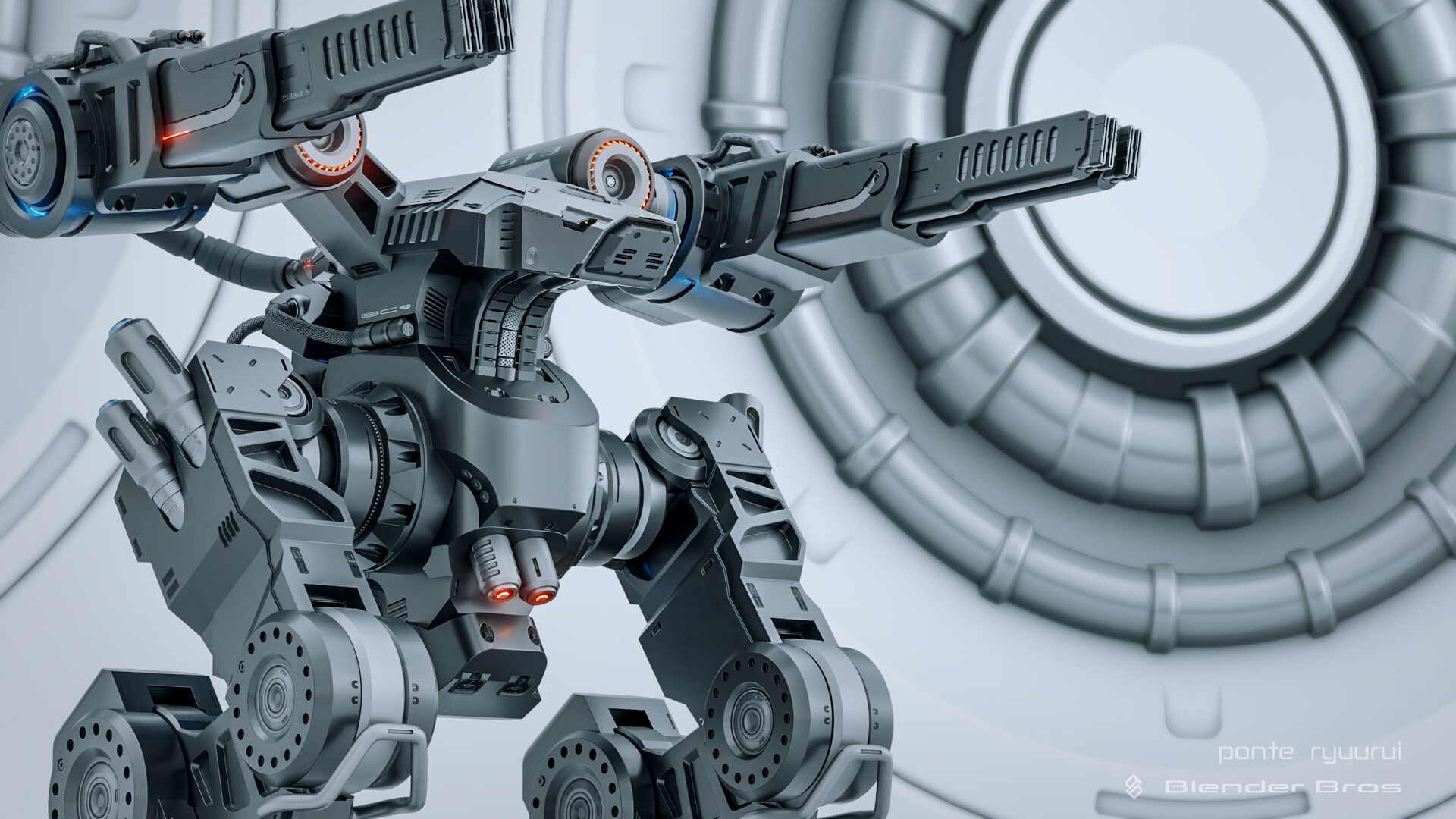 Blender Bros - Raven War Mech