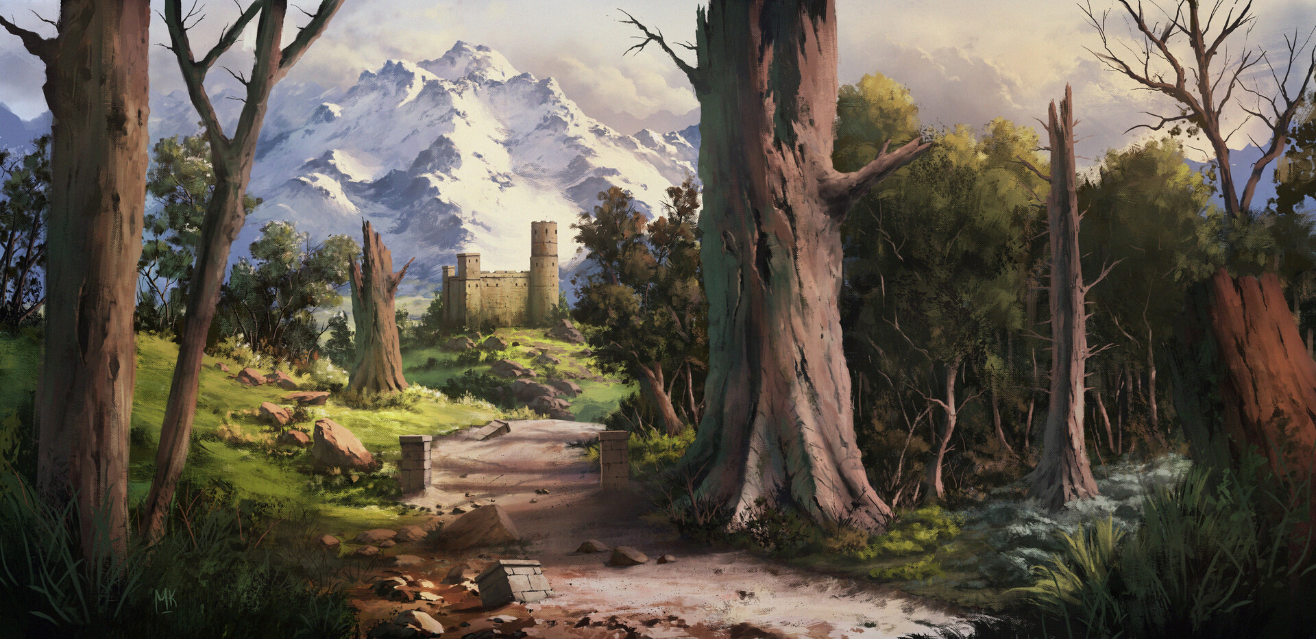 ArtStation - Tree and Path