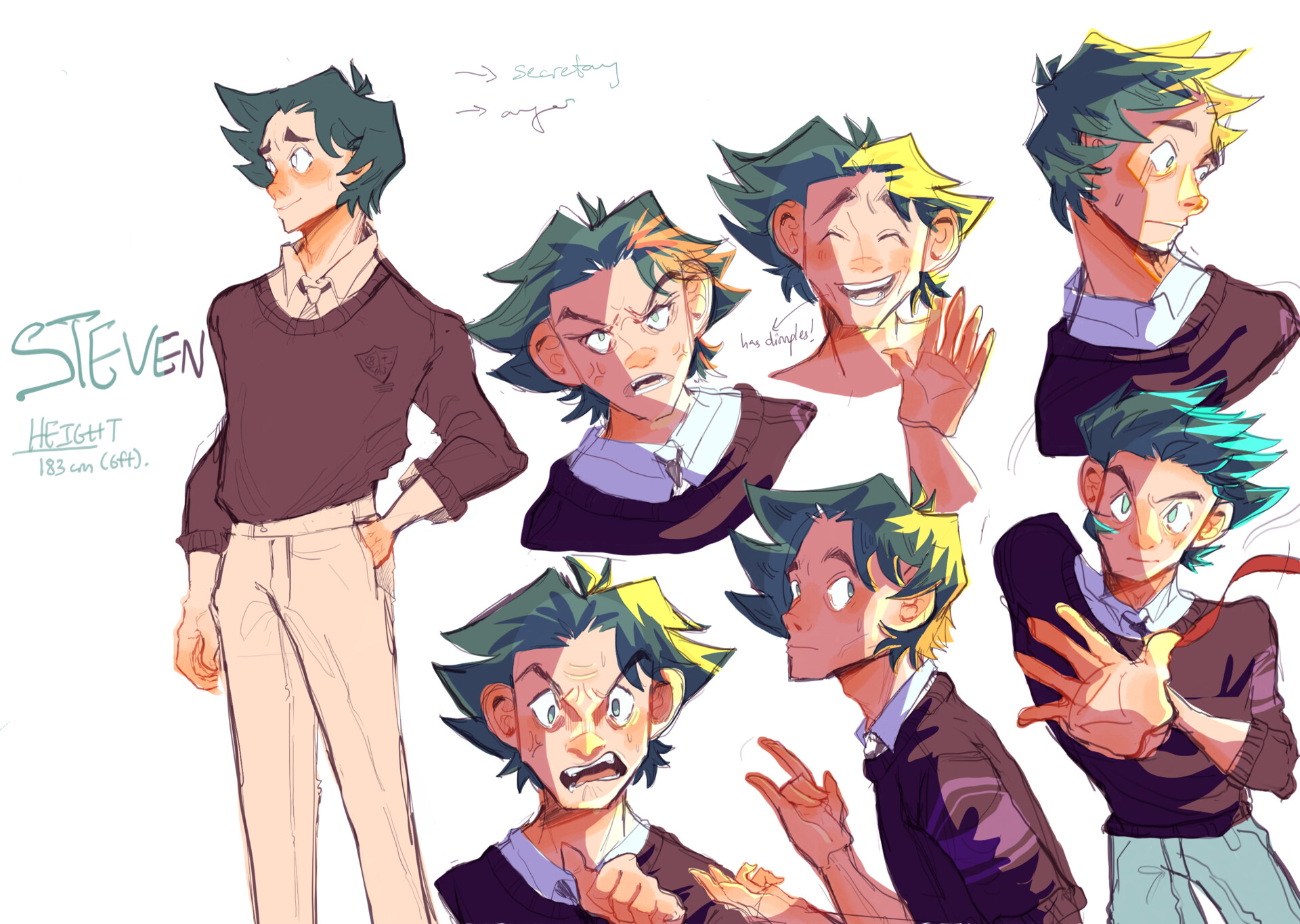 ArtStation - old sketches of steven