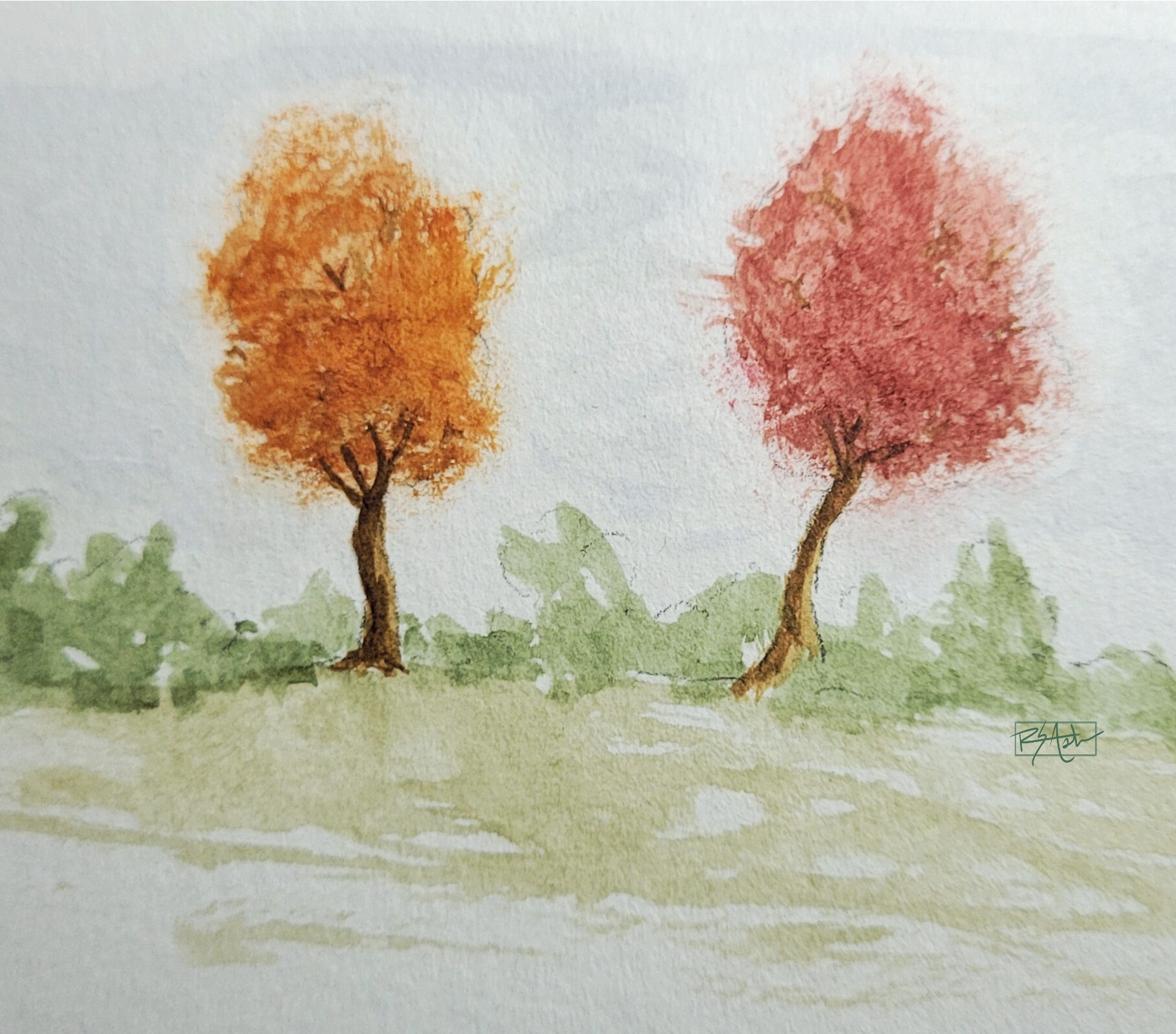 ArtStation - Fall Trees