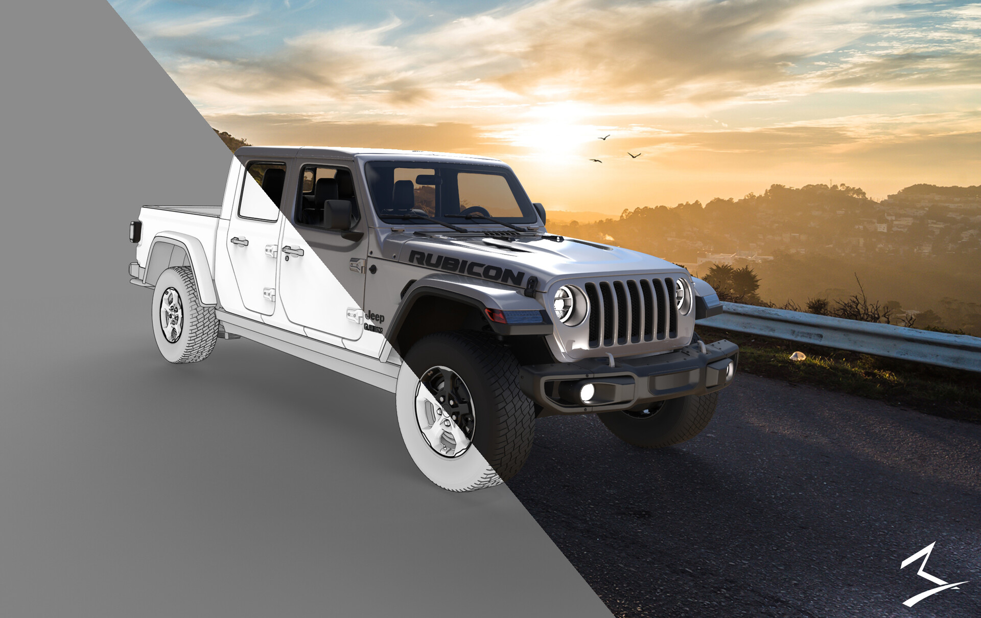 ArtStation - Jeep Photo realistic Renders