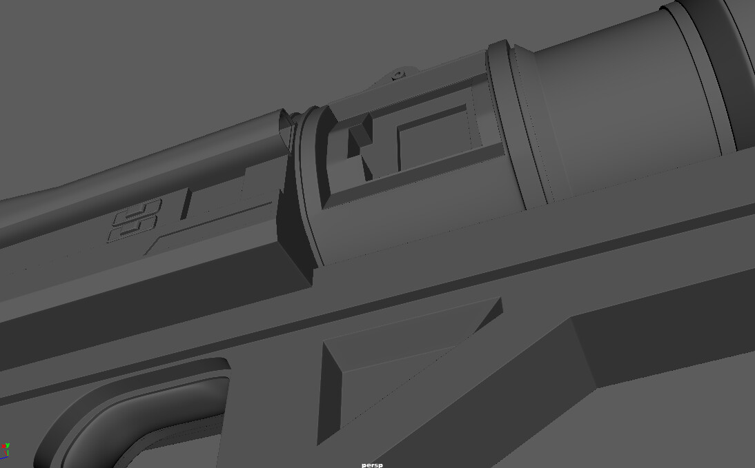 Pintu Mondal - CG GUN MODEL || SCI-FI GUN || Hard-surface modeling