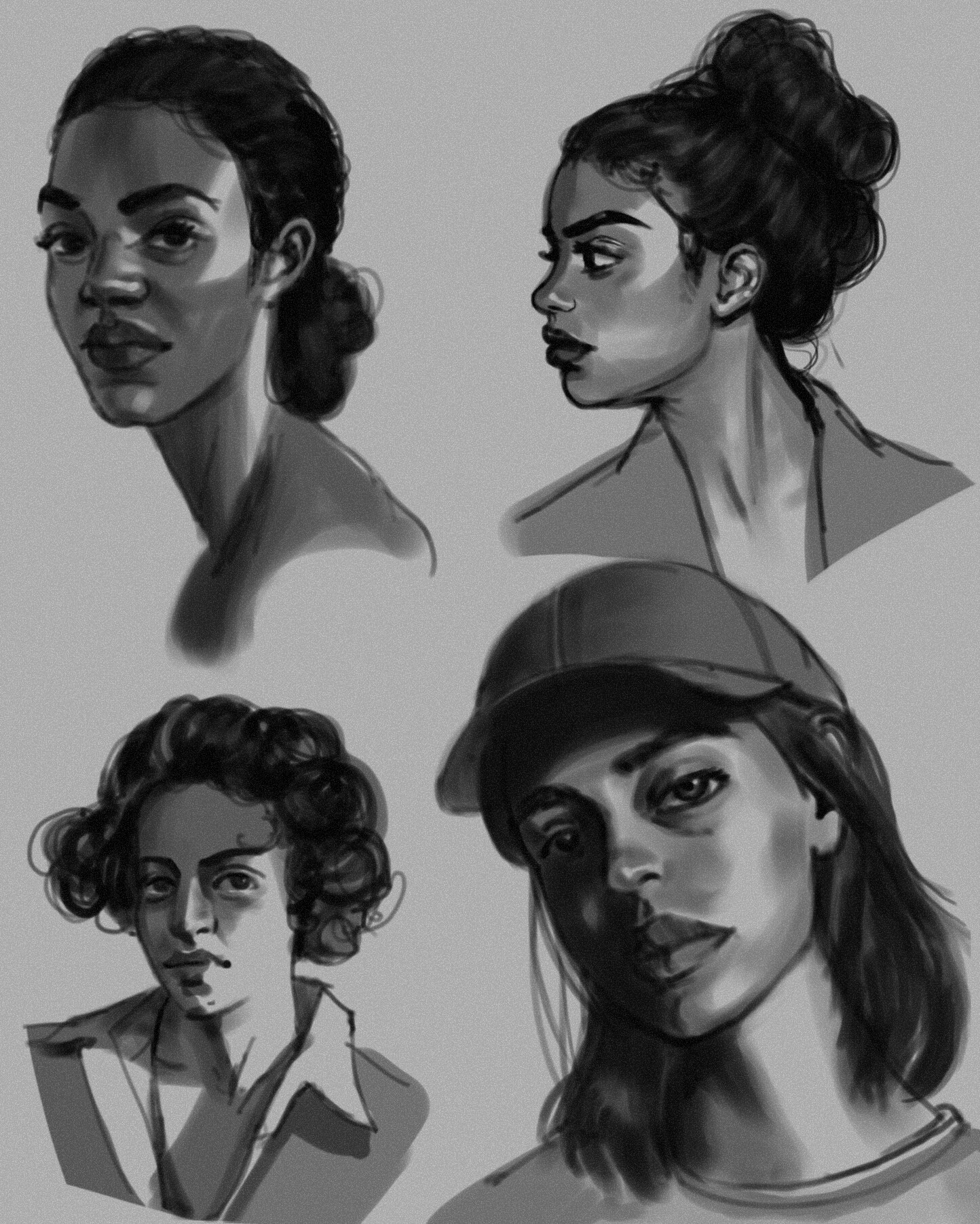 Arpit Juwekar - Face studies