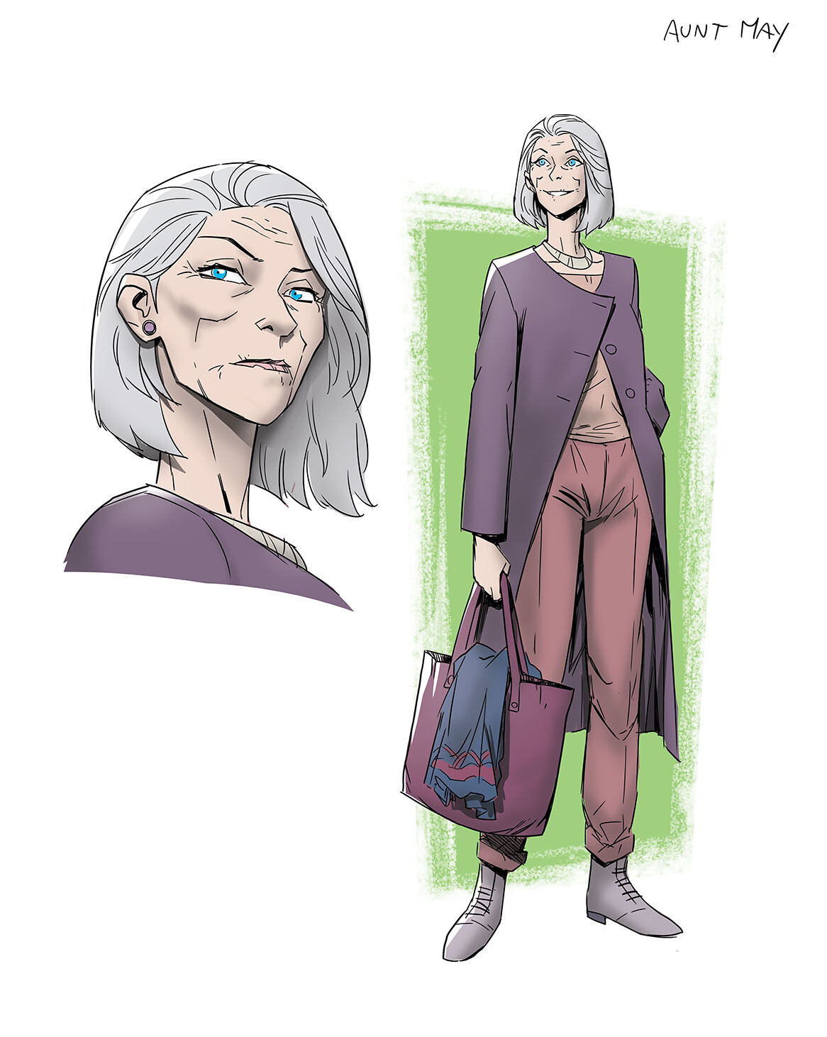 ArtStation - The Amazing Spider-Man #80.BEY - Aunt May