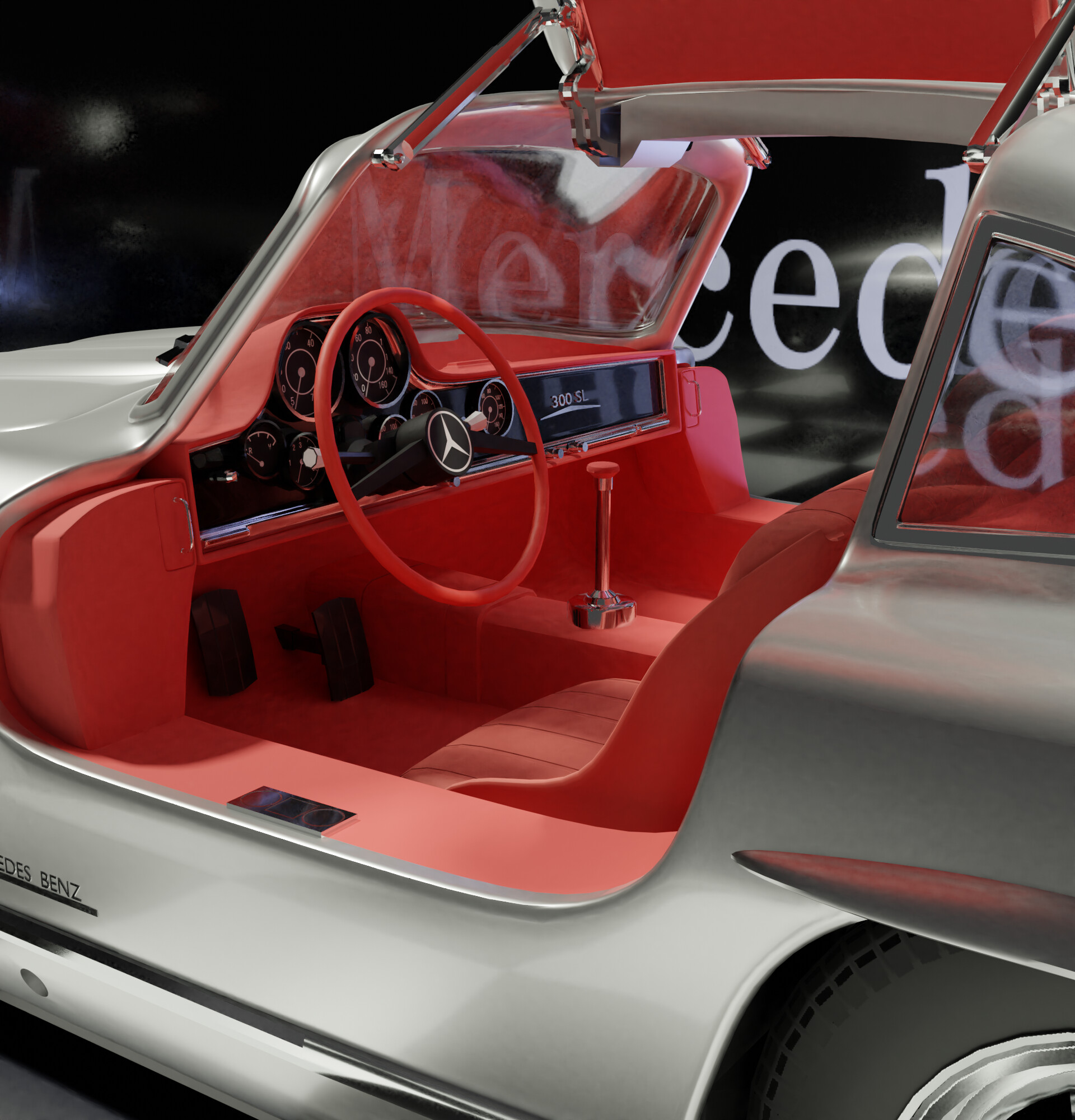 ano-hito - Benz 300SL