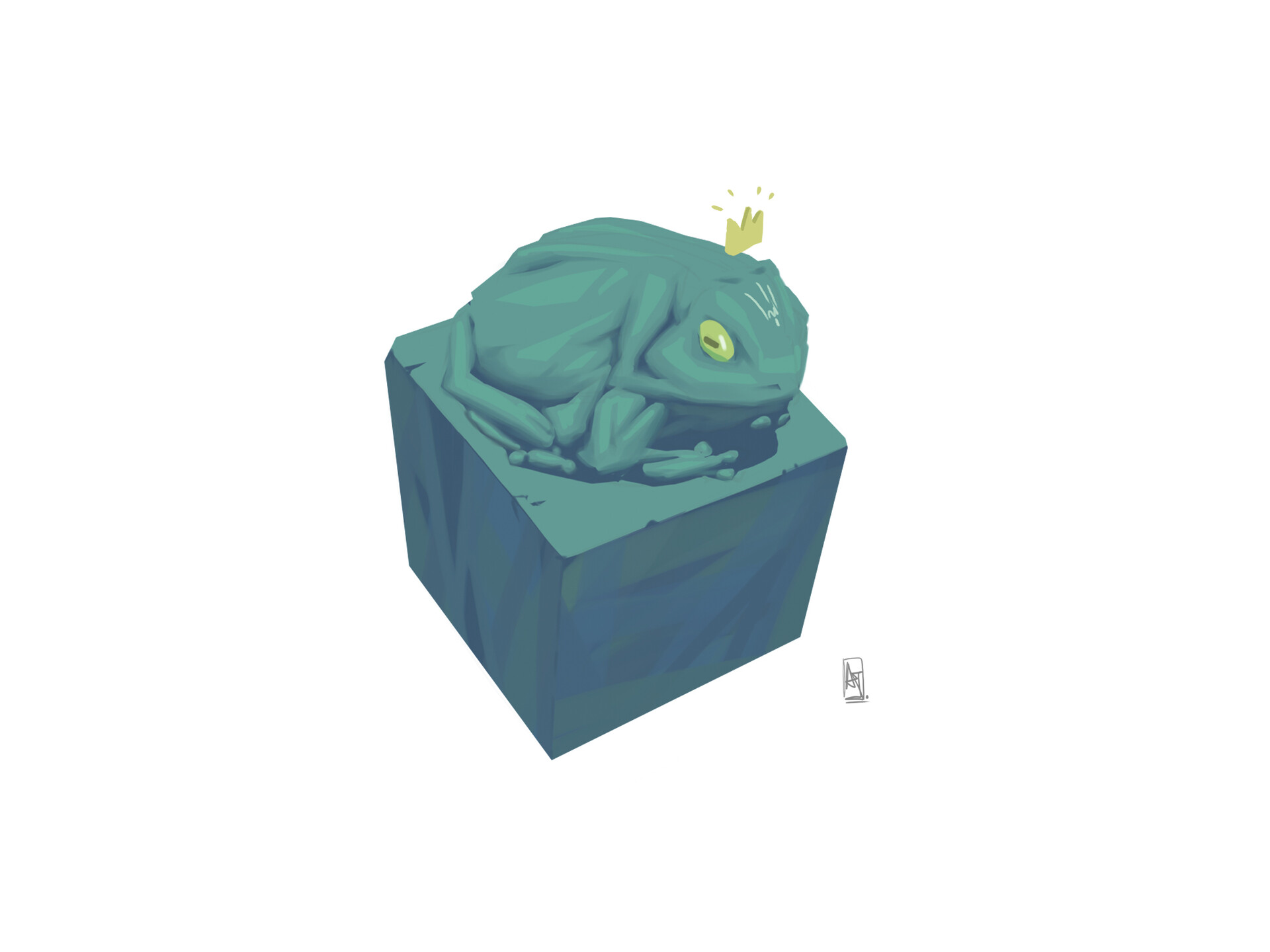 ArtStation - The frog prince