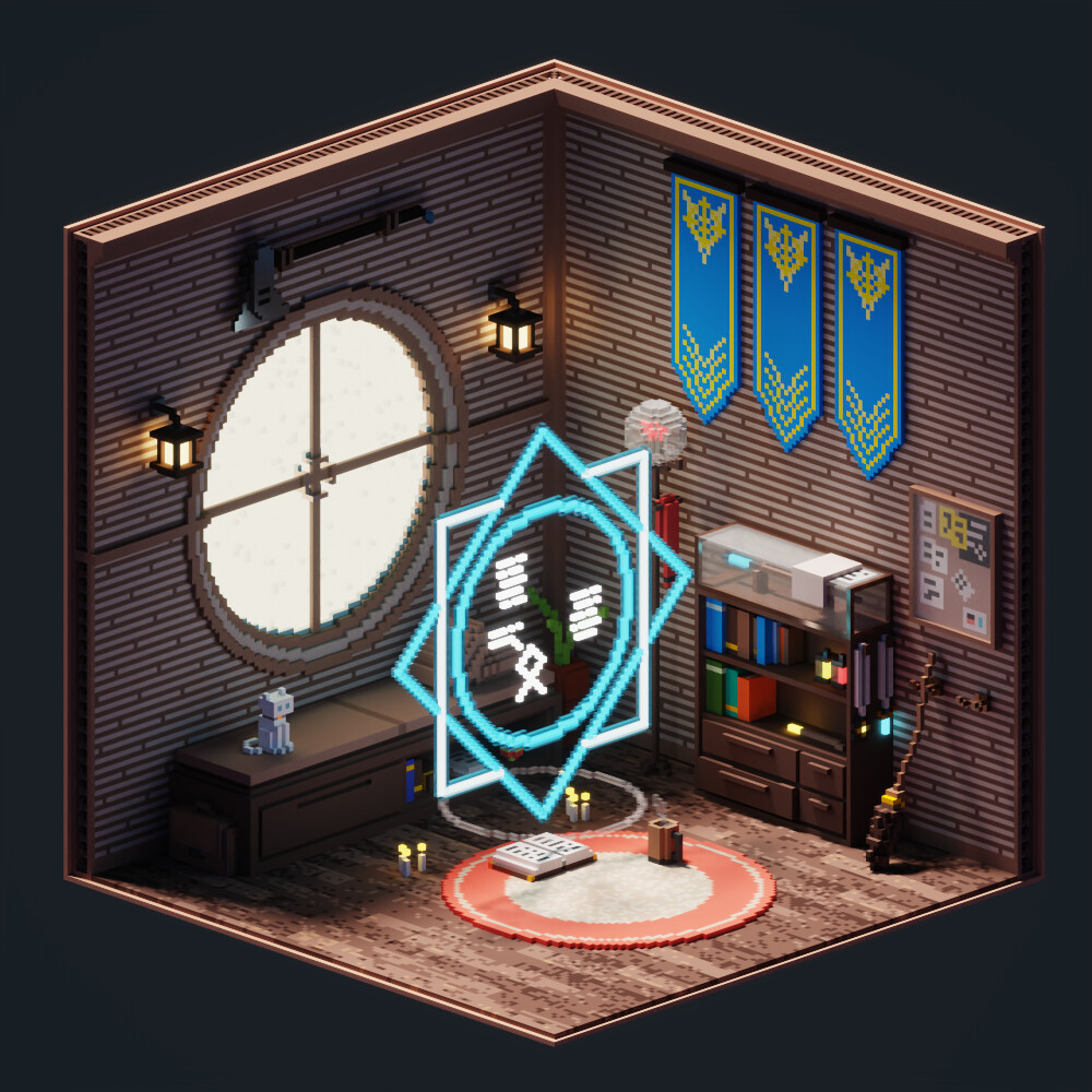 ArtStation - One Room 2021 - Magic Room