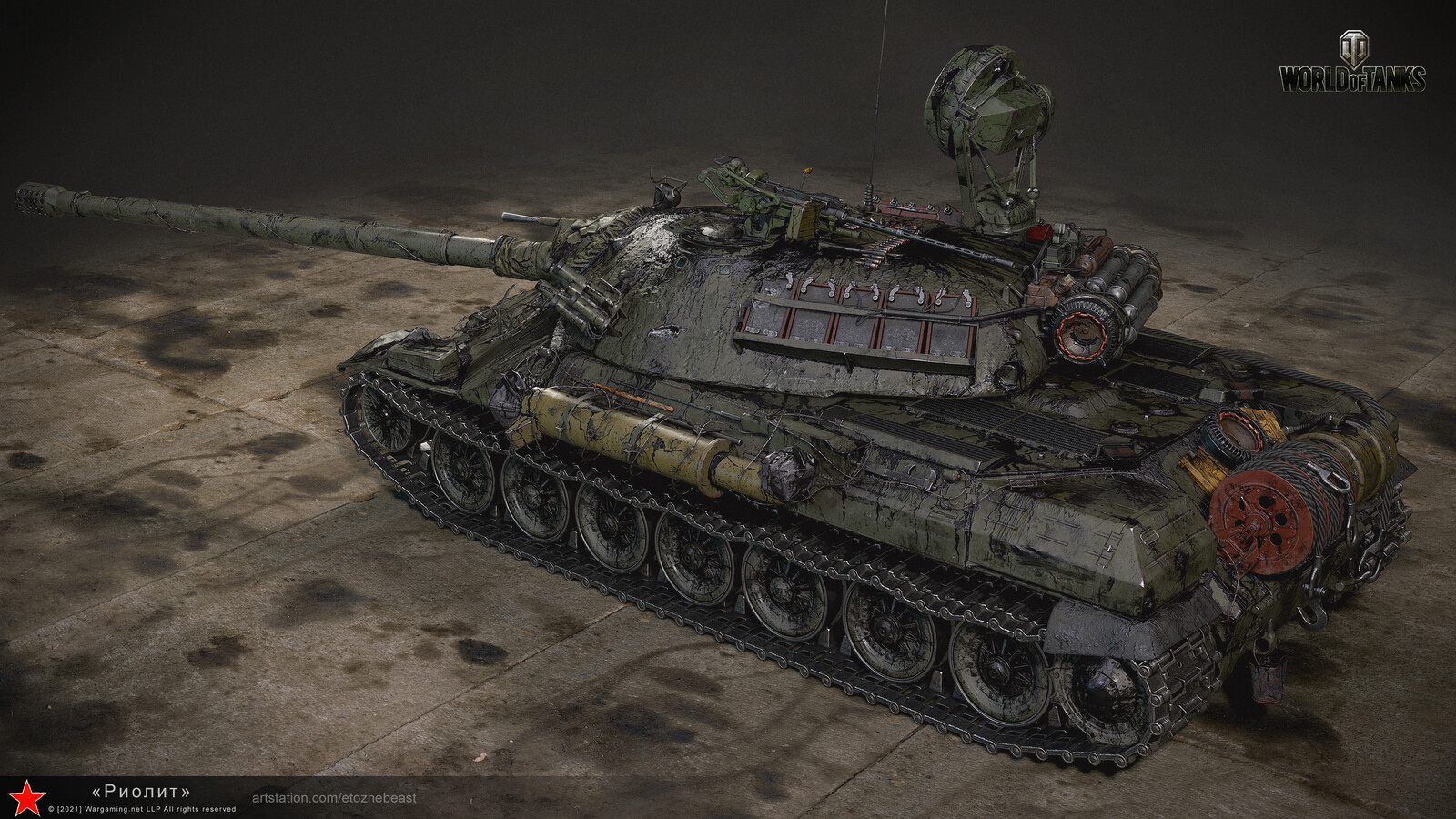 Dmitry Ishutin - Rhyolite — 3D Style for IS-7. World Of Tanks