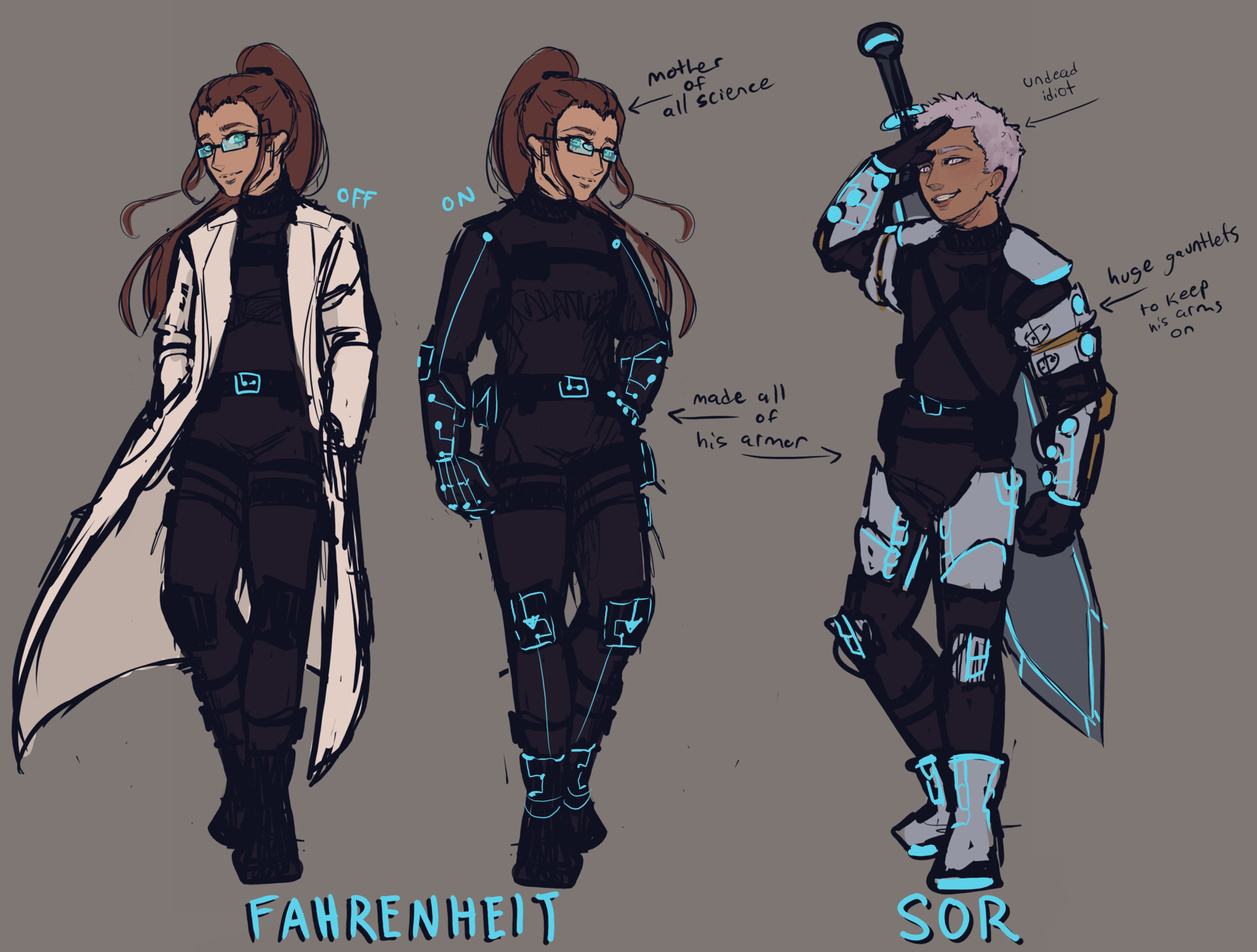 ArtStation - Fahrenheit and Sor Concepts