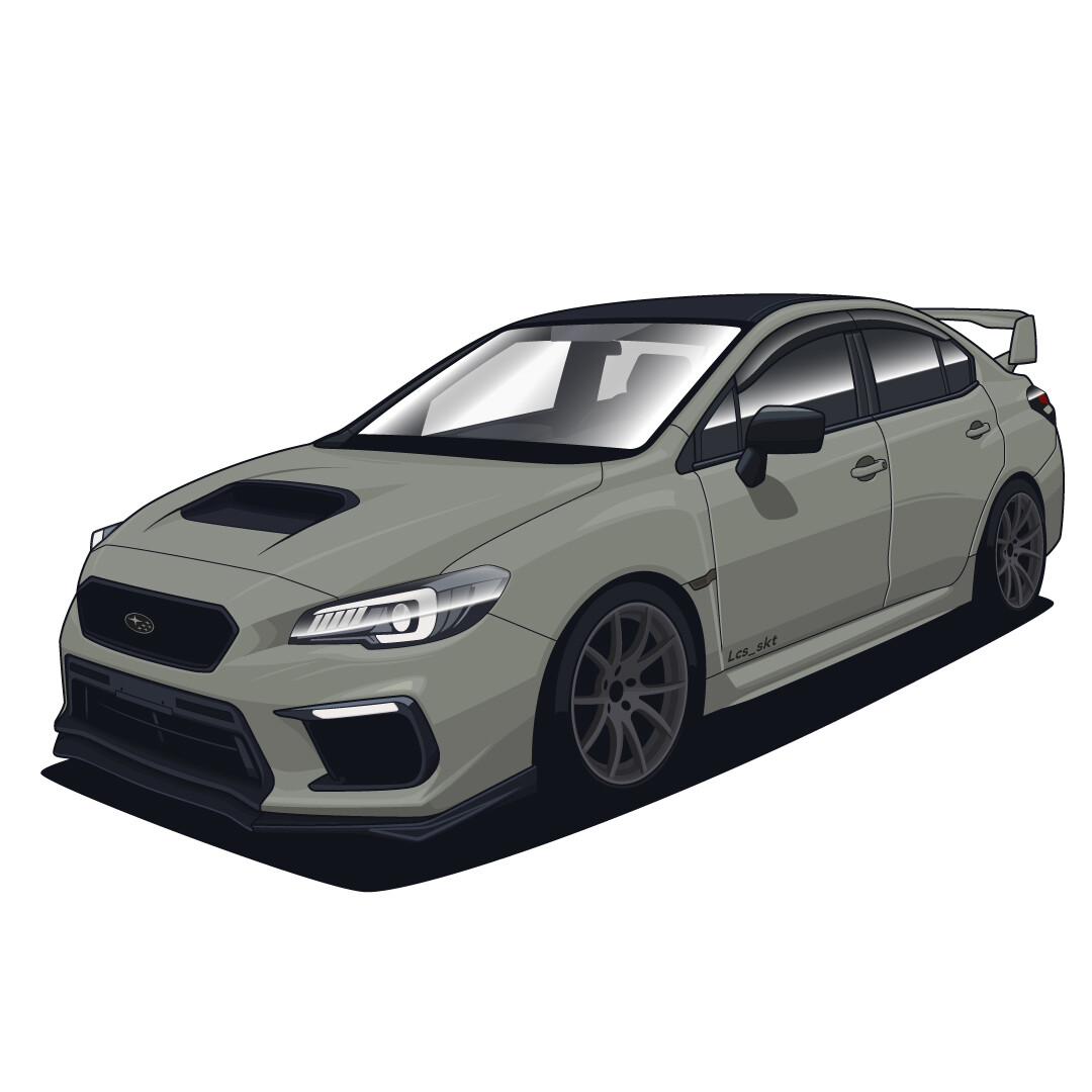 ArtStation - Subaru Wrx sti