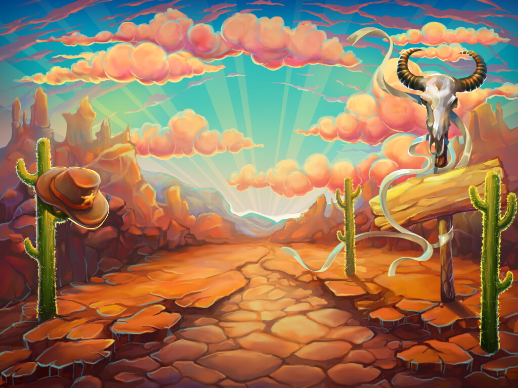 ArtStation - wild west preloader