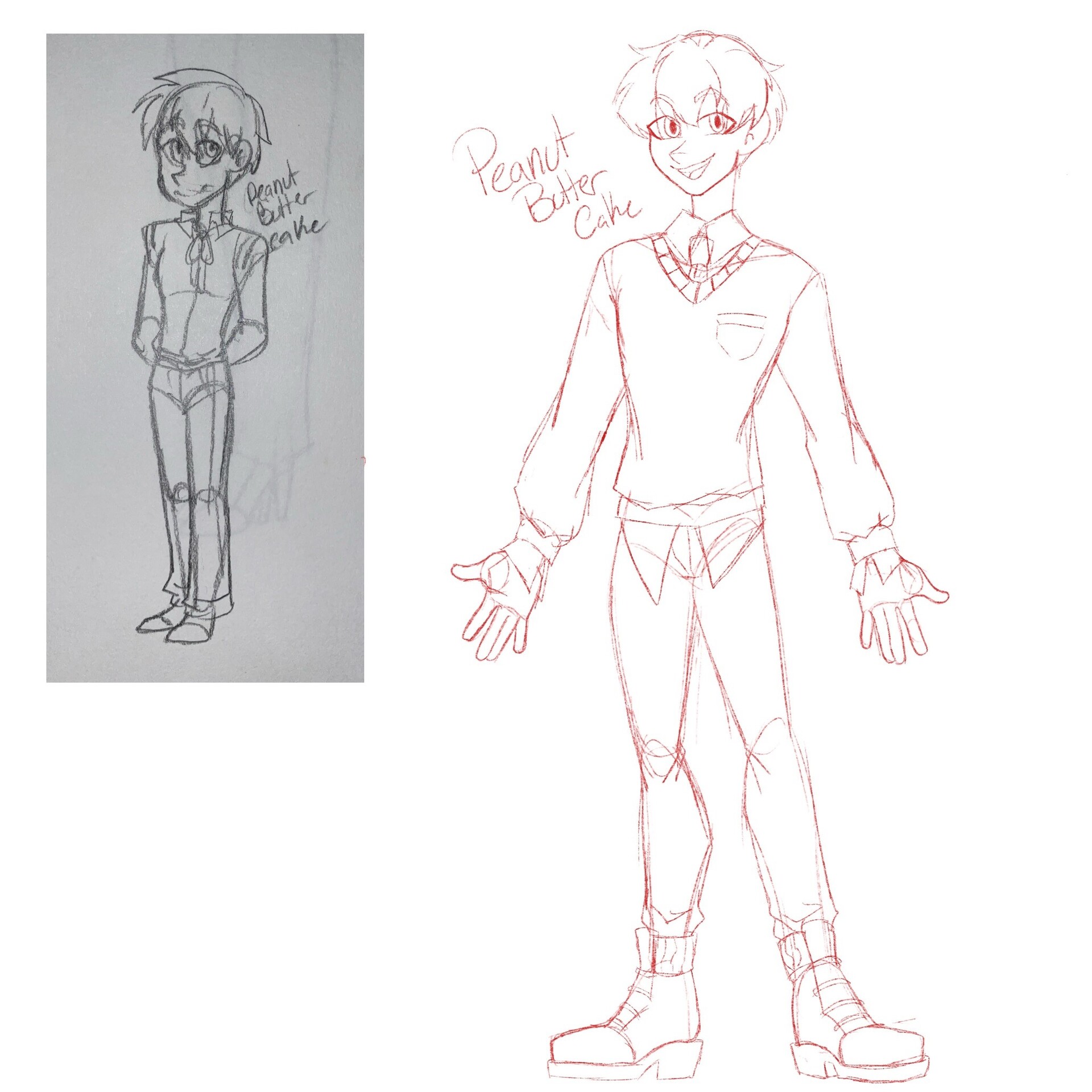 Taylor Marcy - Original character rough sketches #4