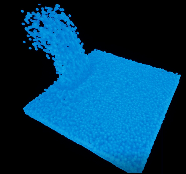 Fluid simulation(SPH) in Unreal Engine 4 Niagara(GPU simulation stage ...