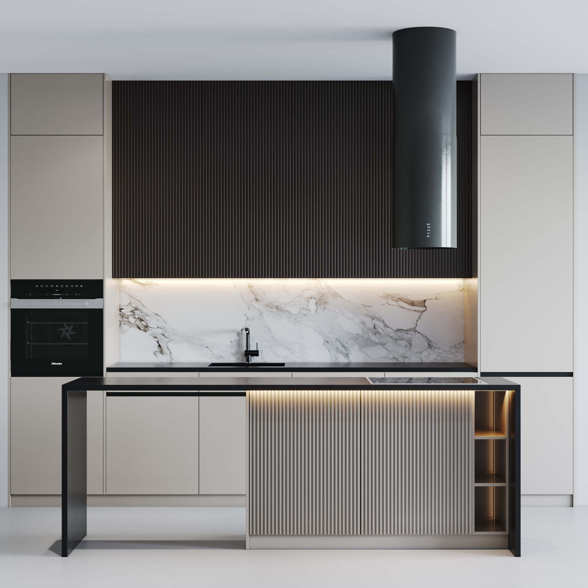 ArtStation - kitchen modern.001