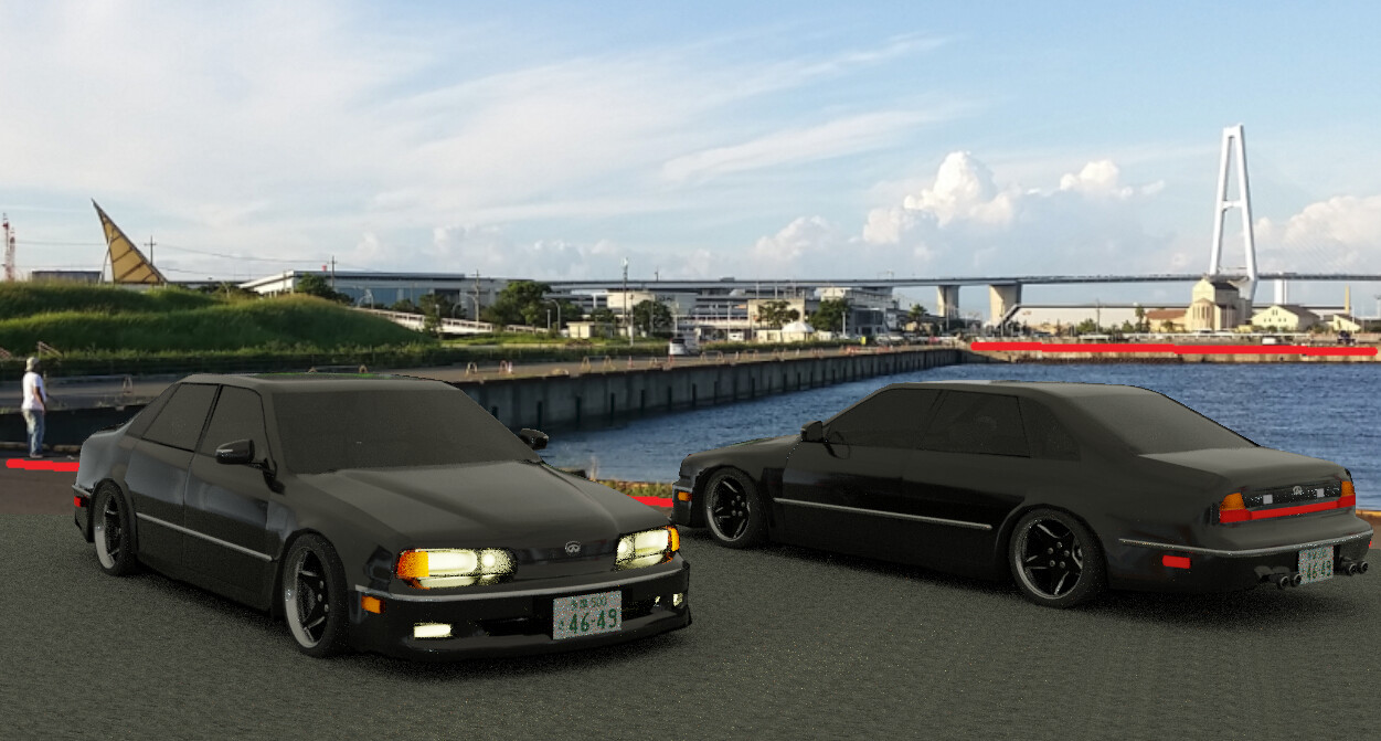 ArtStation - Nissan Q45(G50）Infinity