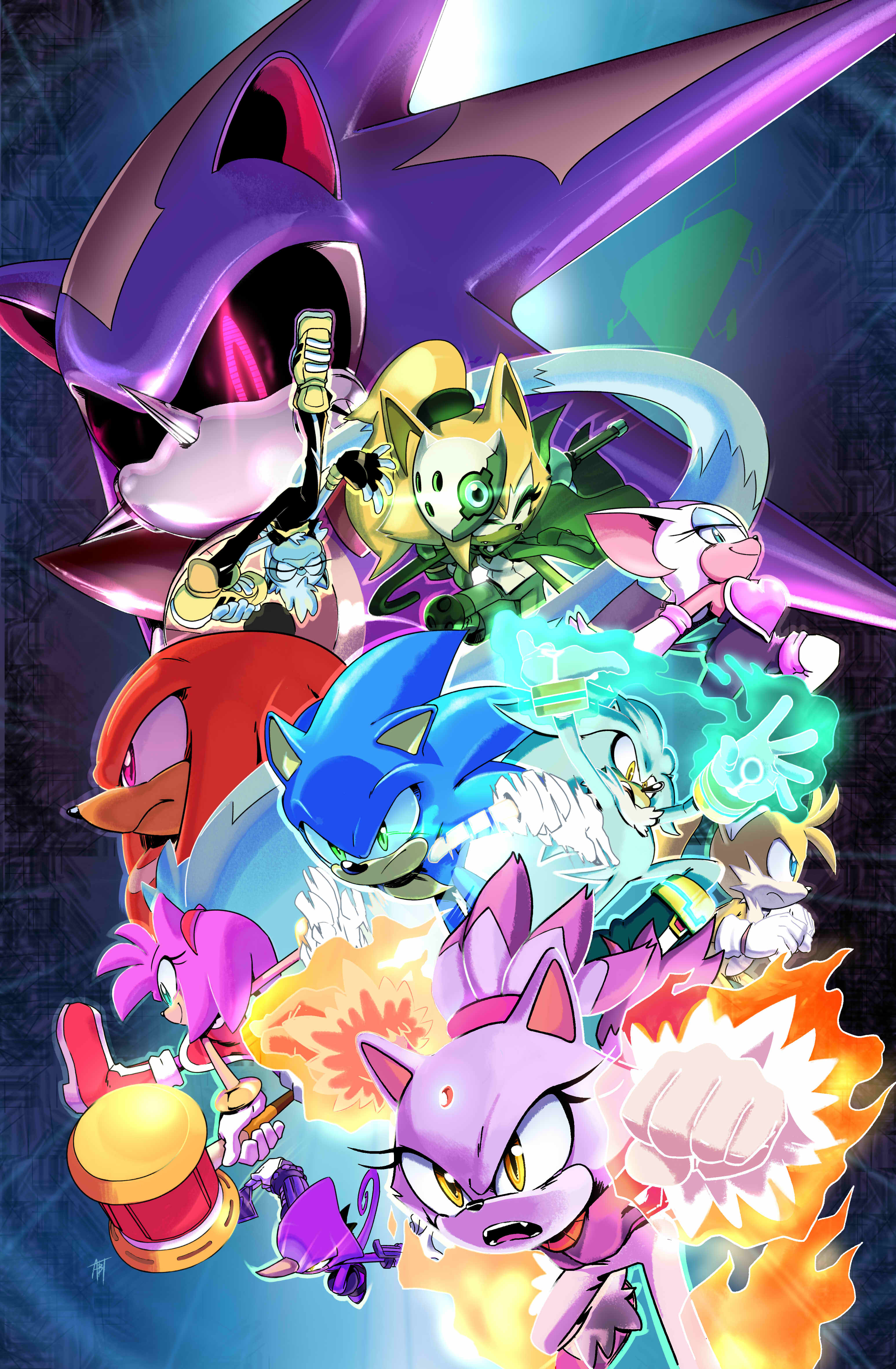 AdamBryceThomas - Sonic the Hedgehog Issue 10 Cover