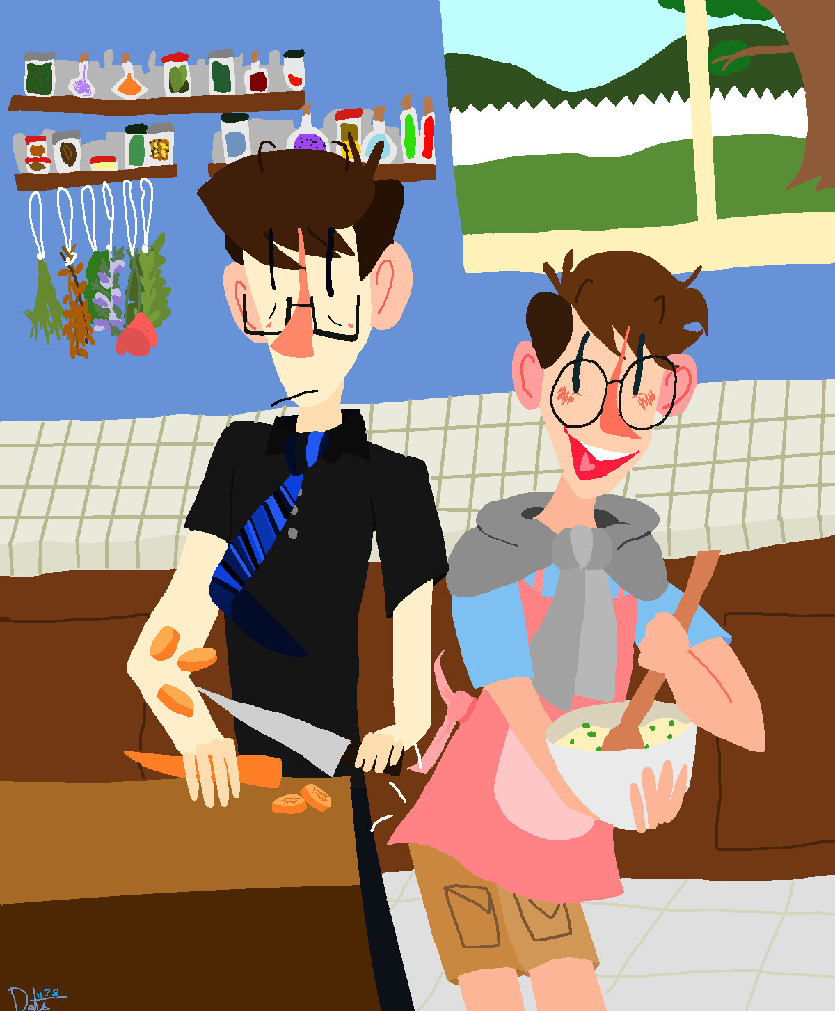 ArtStation - Fluffuary Logicality Kitchen Doodle