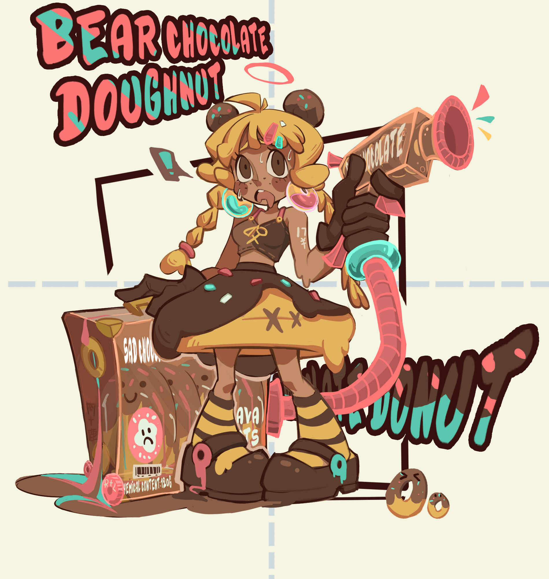 ArtStation - Fusion donut girl