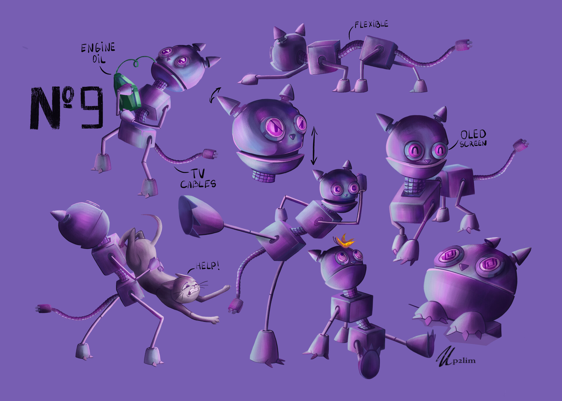 ArtStation - Number 9 character design project