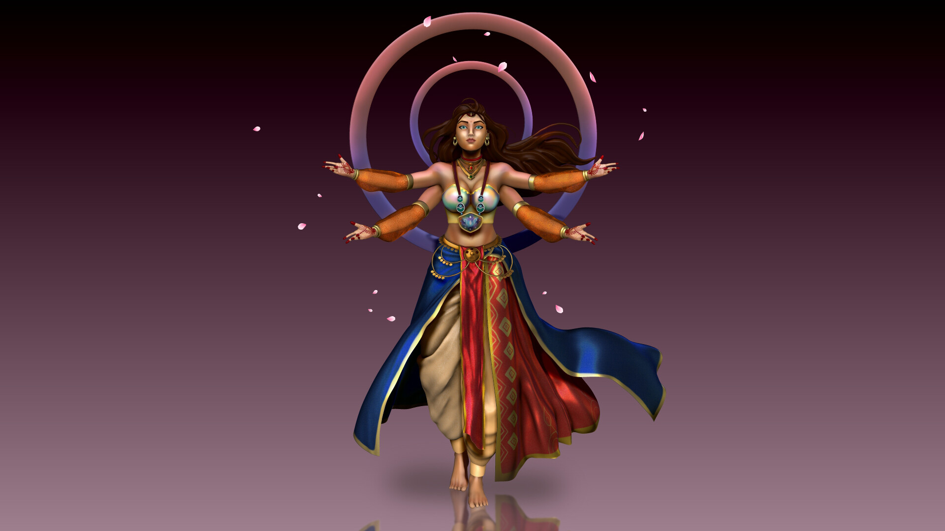 ArtStation - Fourarmed Woman